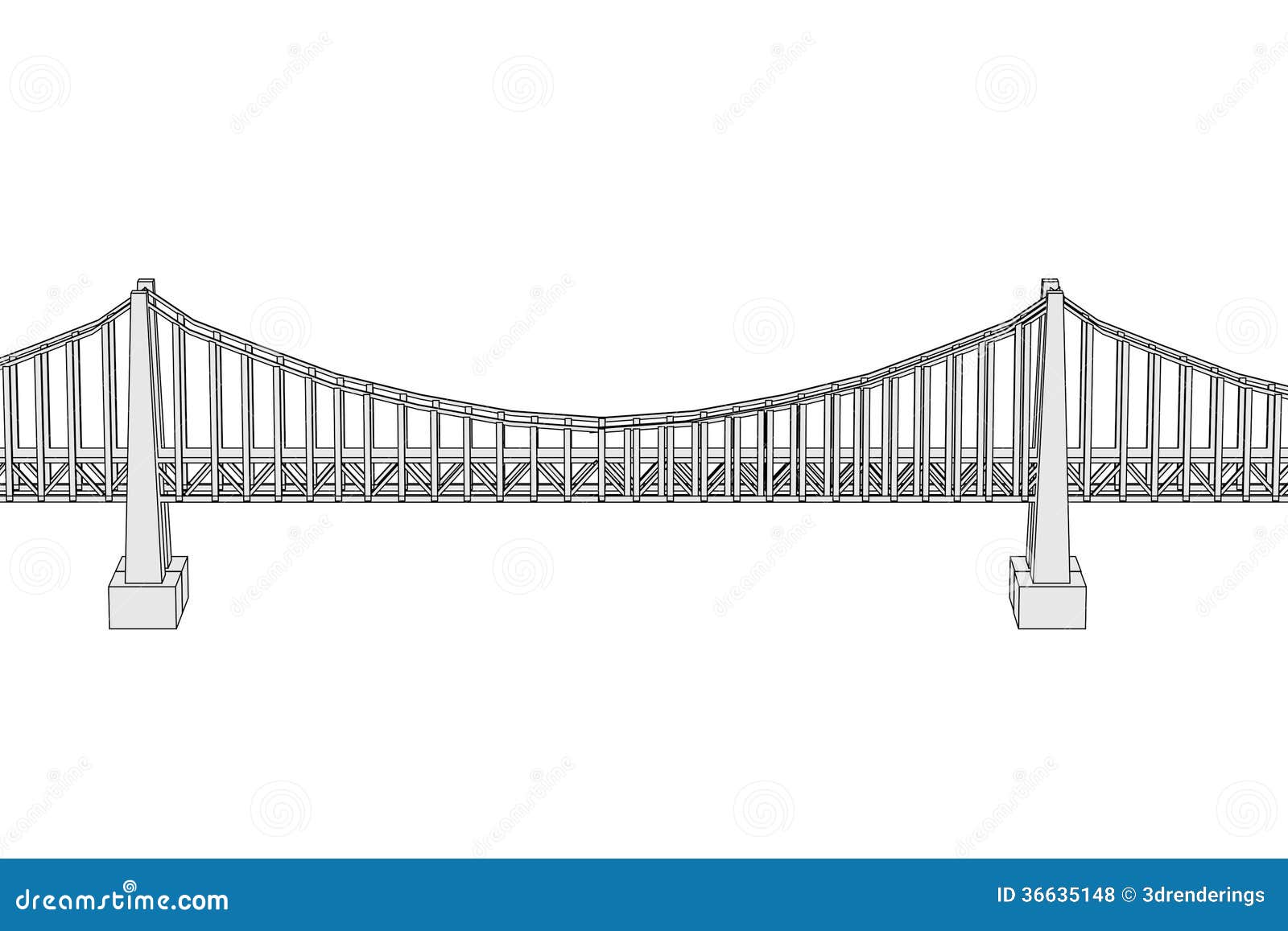 Bridge (architecture Element) Stock Illustration - Illustration of ...