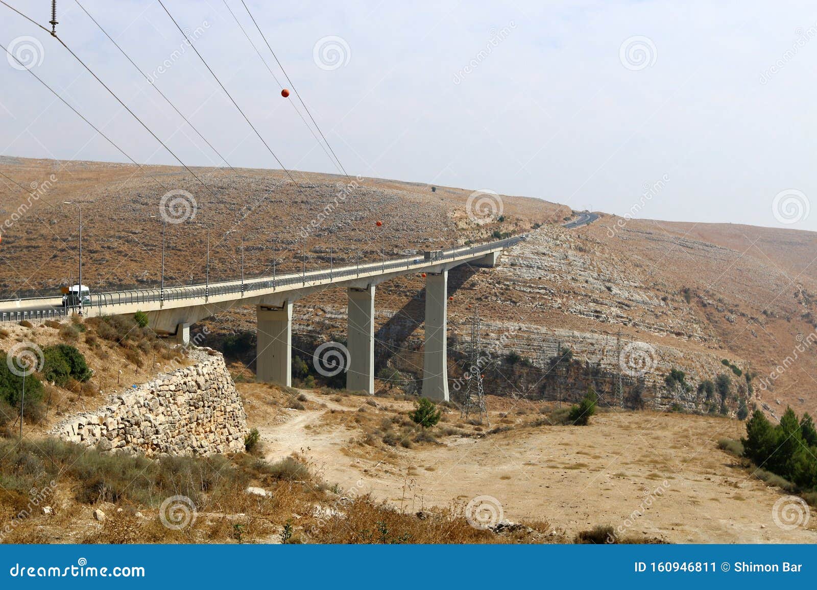 Bridge - an Artificial Structure Erected Over an Obstacle Stock Image ...