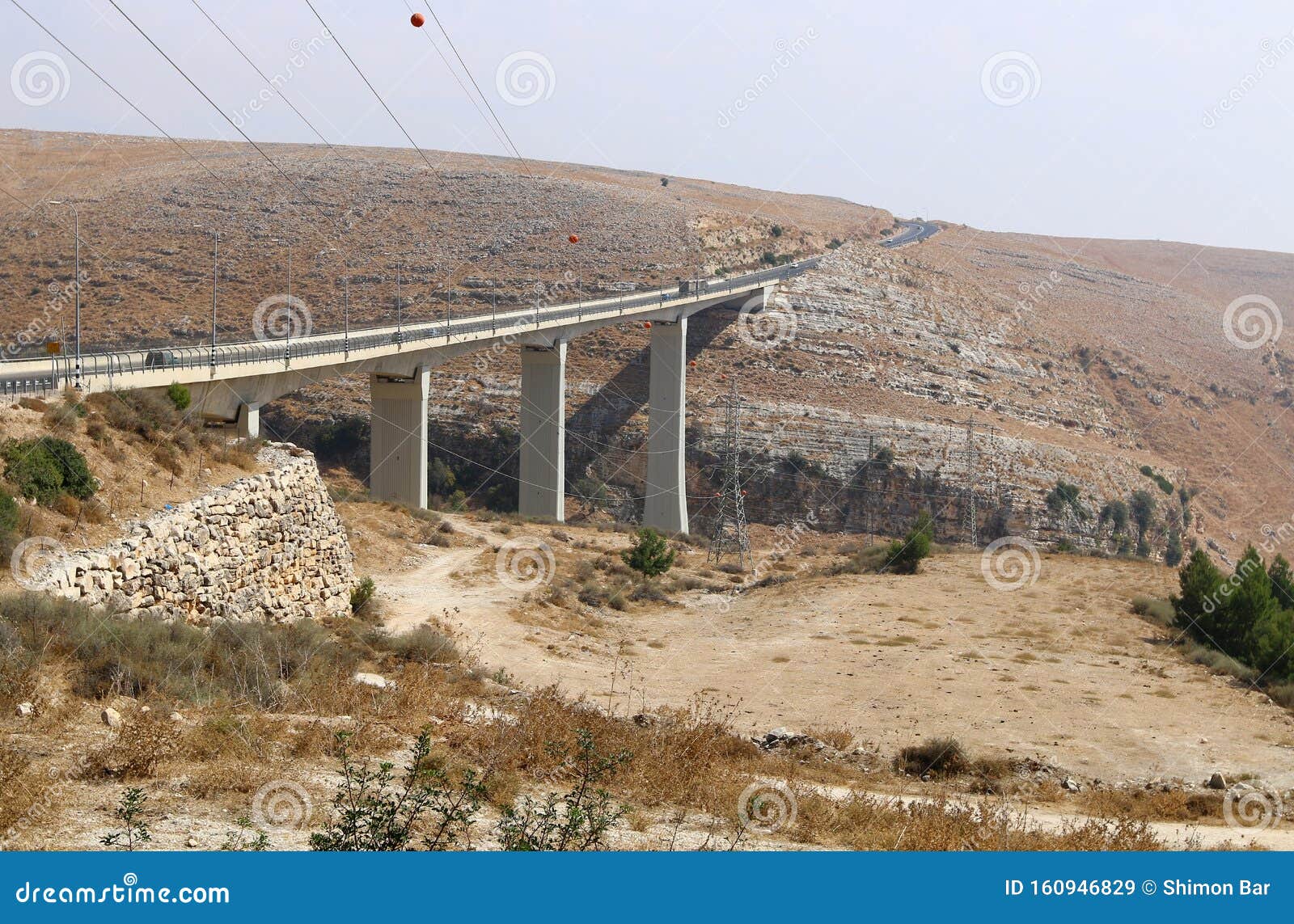 Bridge - an Artificial Structure Erected Over an Obstacle Stock Image ...