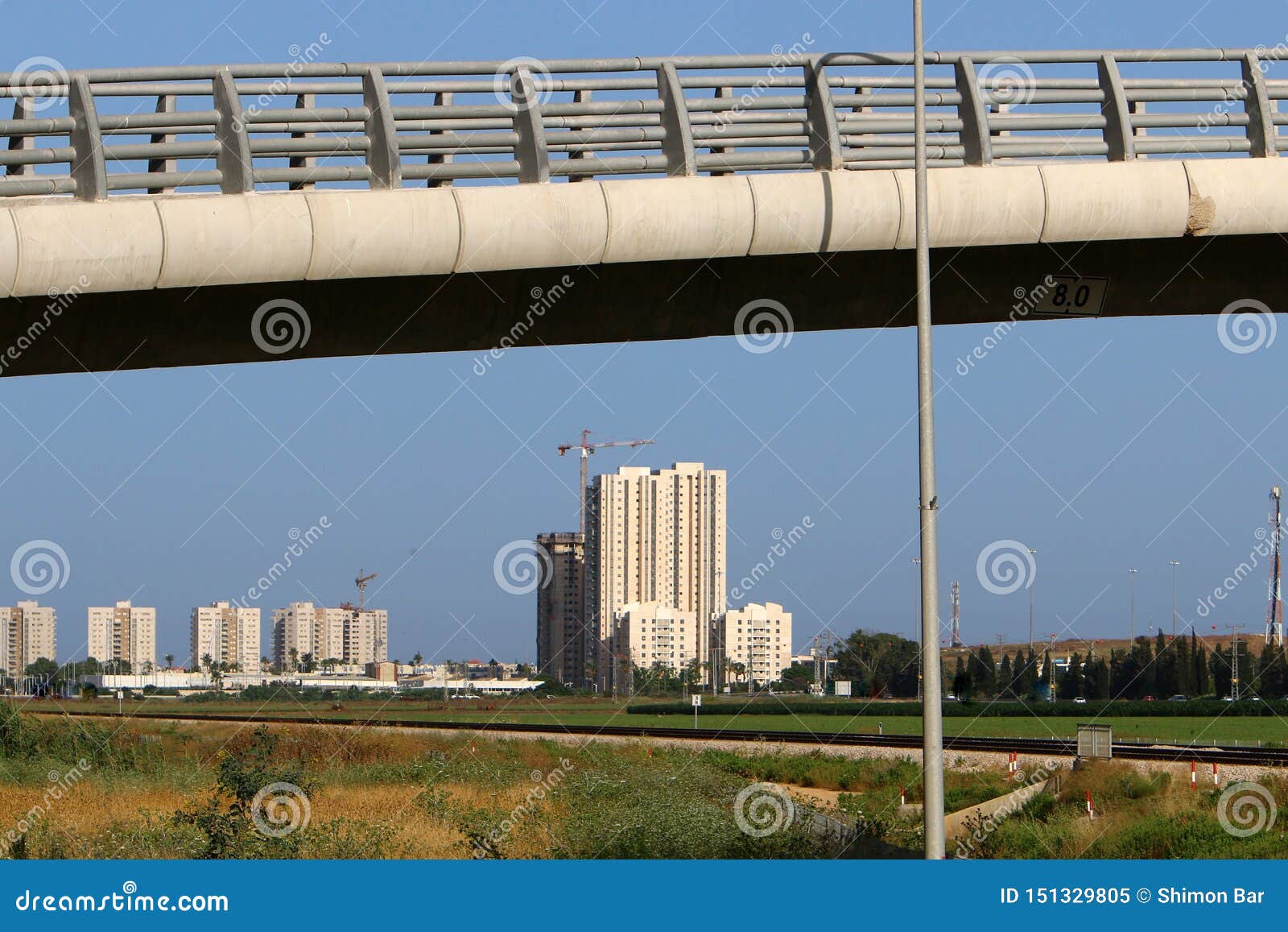 Bridge - an Artificial Structure Erected Over an Obstacle Stock Image ...