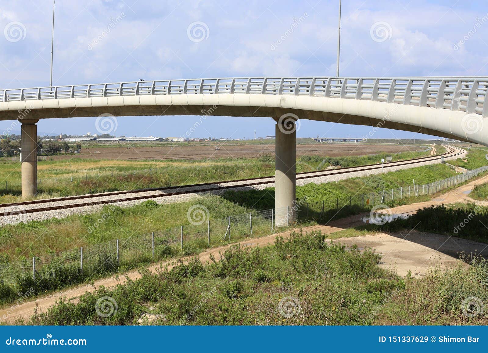 Bridge - an Artificial Structure Erected Over an Obstacle Stock Image ...