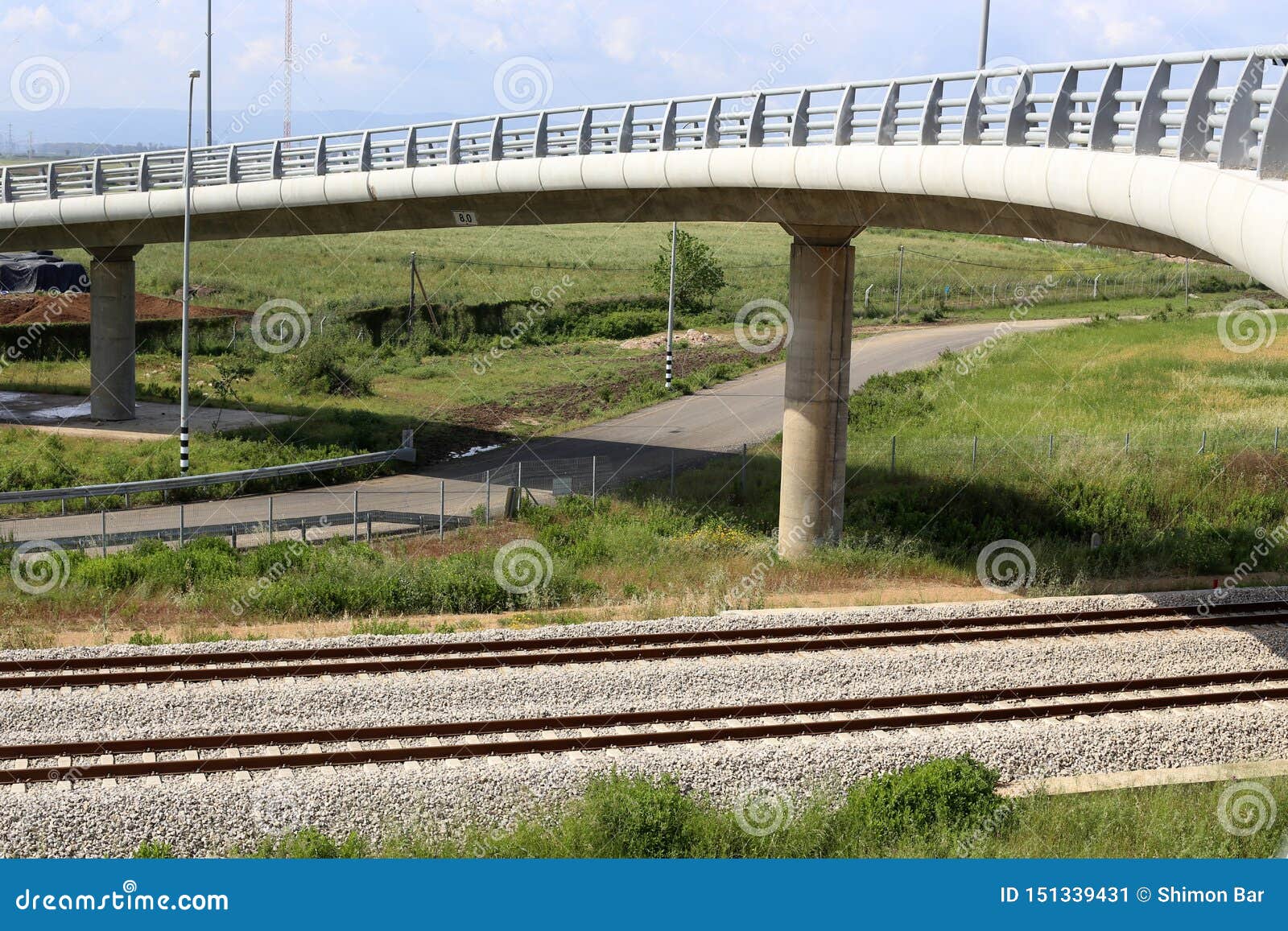 Bridge - an Artificial Structure Erected Over an Obstacle Stock Image ...