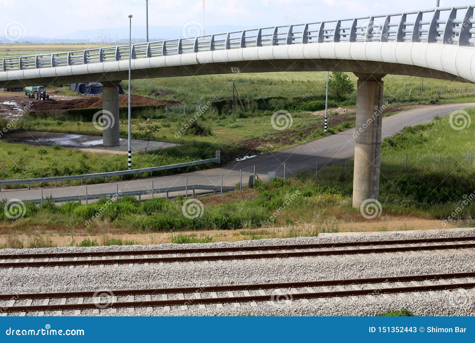 Bridge - an Artificial Structure Erected Over an Obstacle Stock Image ...