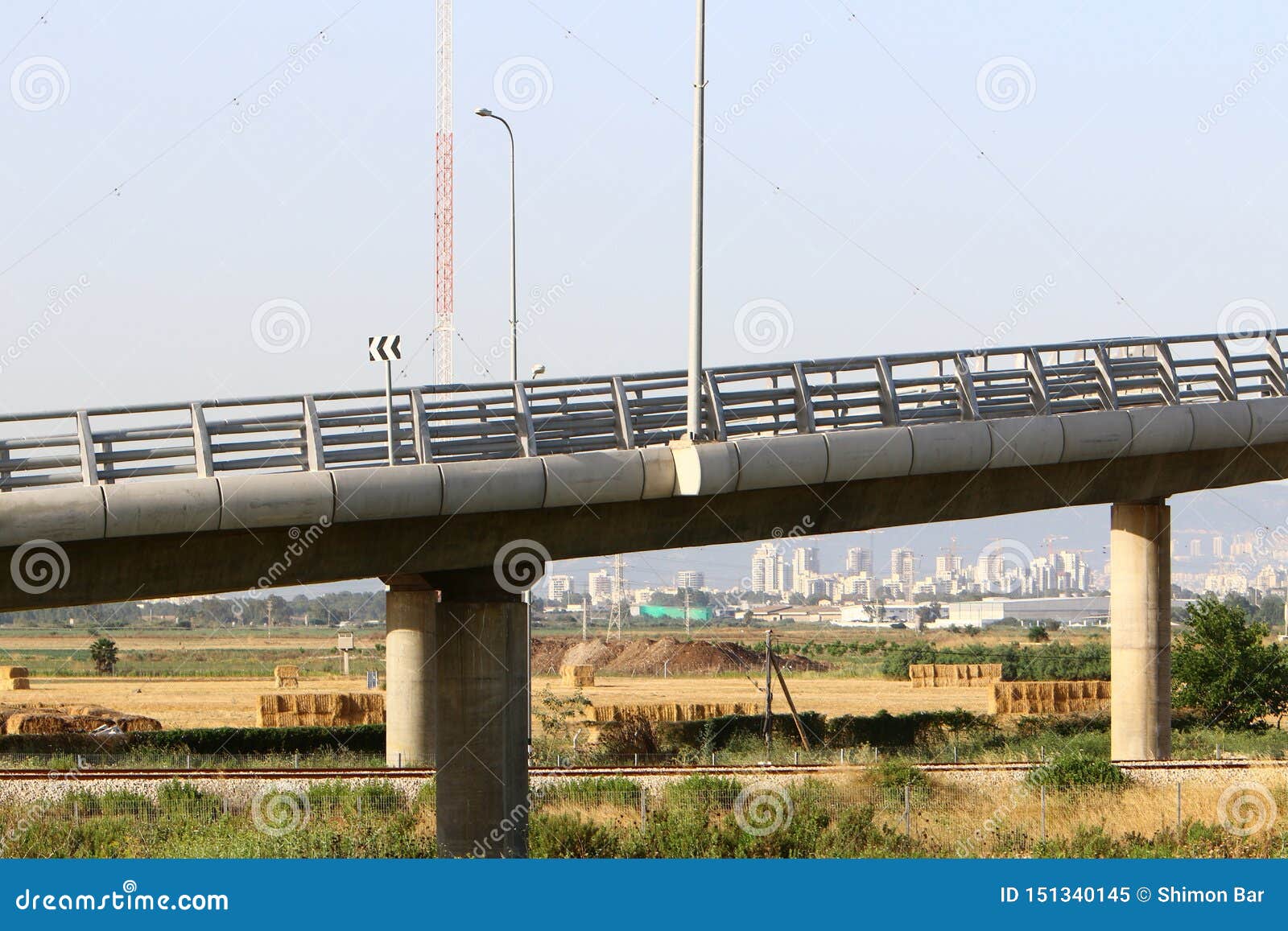 Bridge - an Artificial Structure Erected Over an Obstacle Stock Image ...