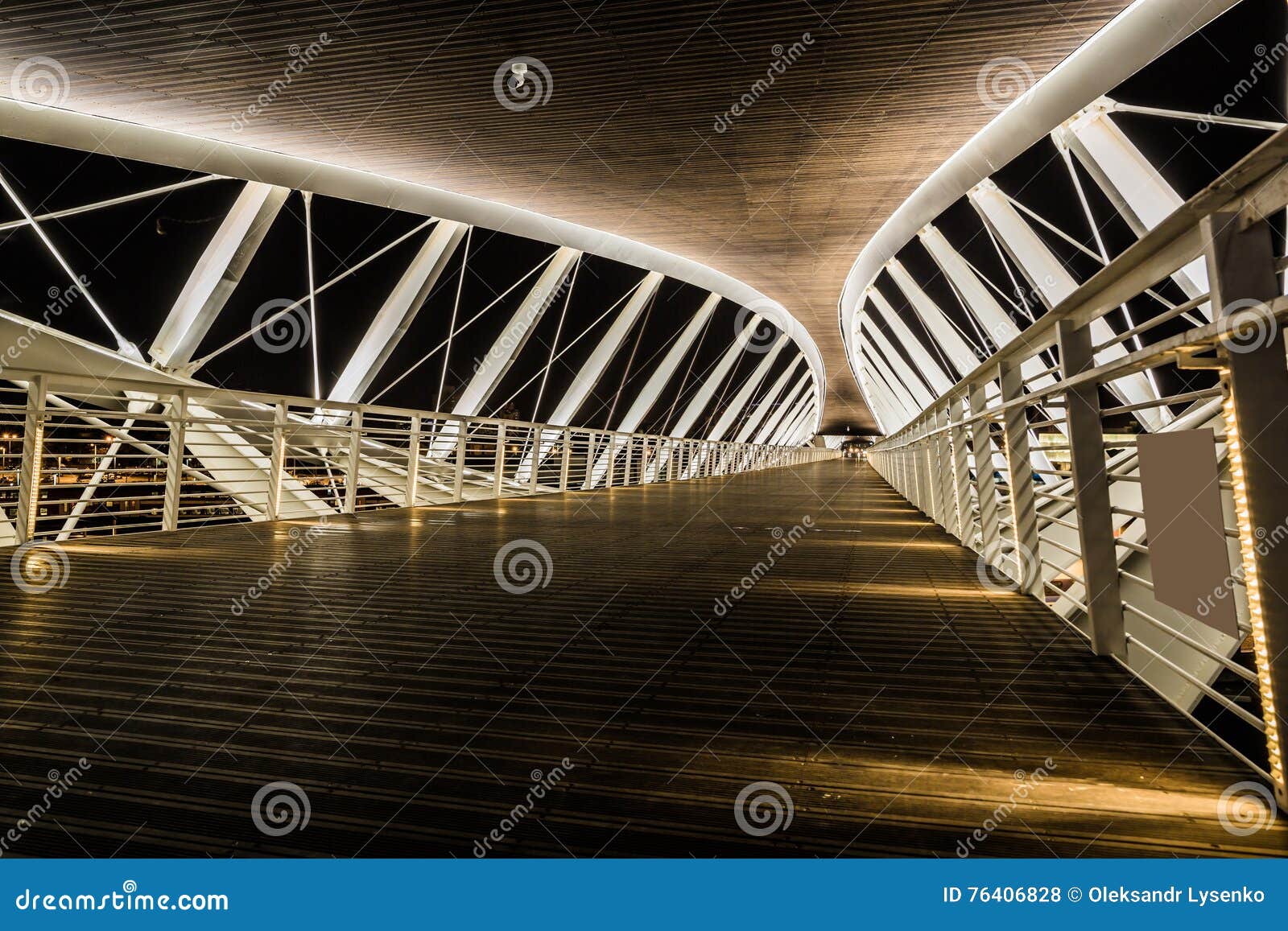 Bridge on a Background Night Sky Stock Photo - Image of amazing ...