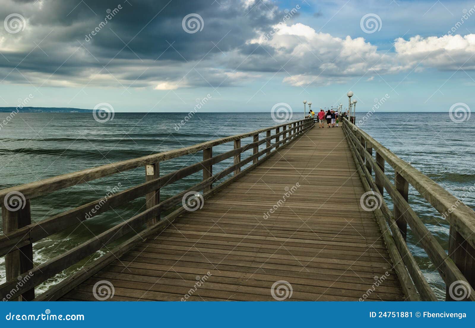 Bridge on Baltic Sea stock image. Image of landscape - 24751881