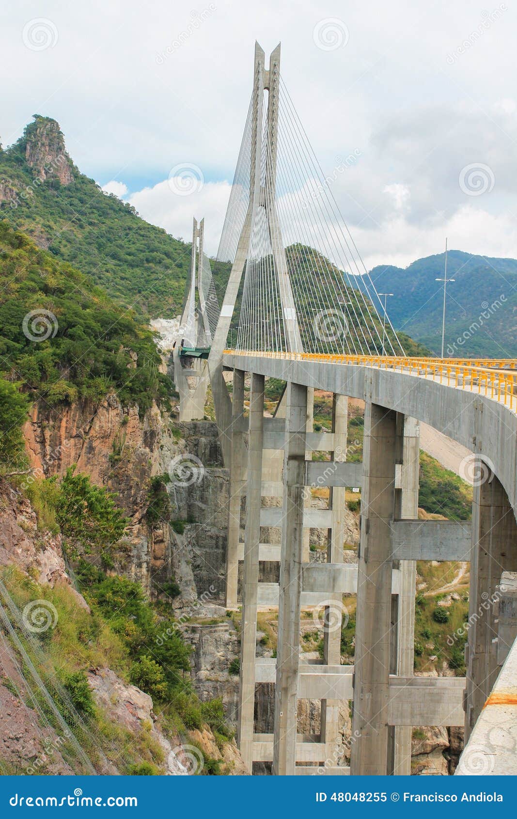Bridge baluarte stock image. Image of baluarte, highway - 48048255