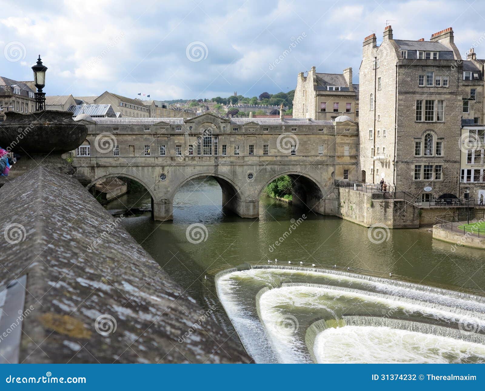 Bridge in Bath stock photo. Image of bath, river, bridge - 31374232
