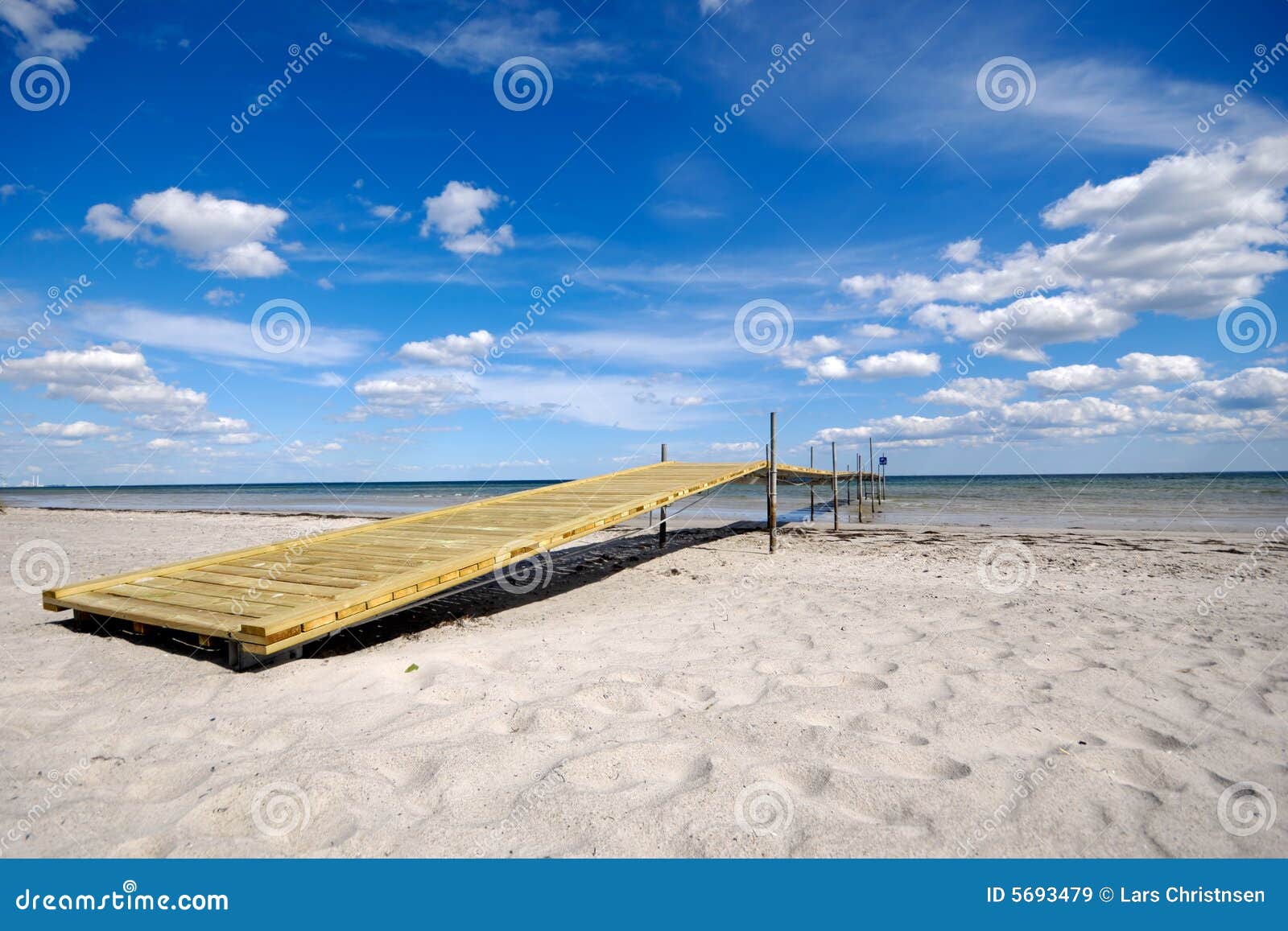 Bridge on beach stock image. Image of outdoor, tourism - 5693479