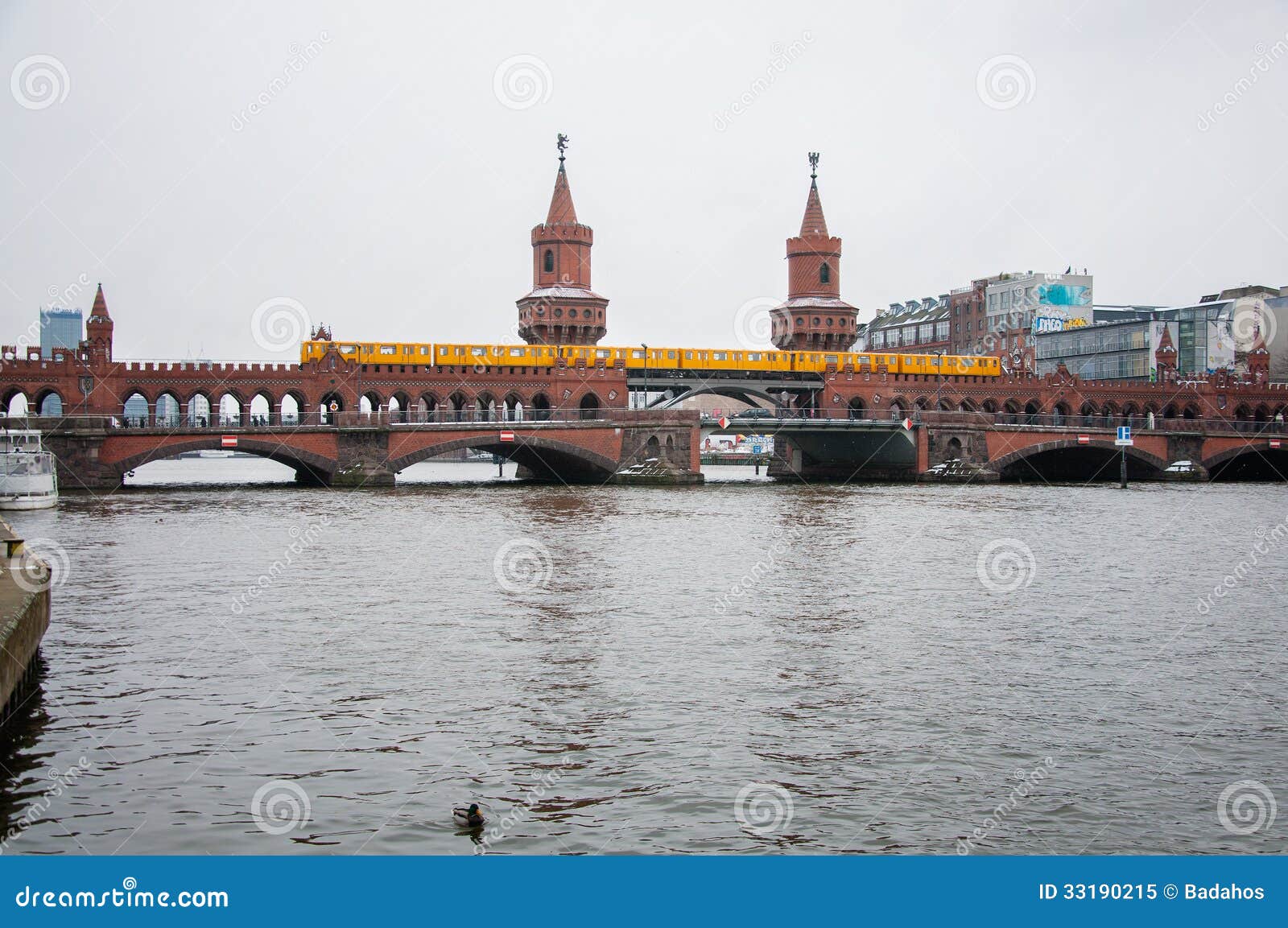 Bridge in Berlin stock image. Image of horizontal, landmarks - 33190215