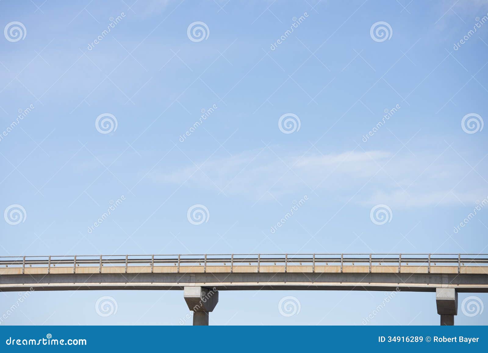 Bridge on blue sky stock image. Image of road, link, engineering - 34916289