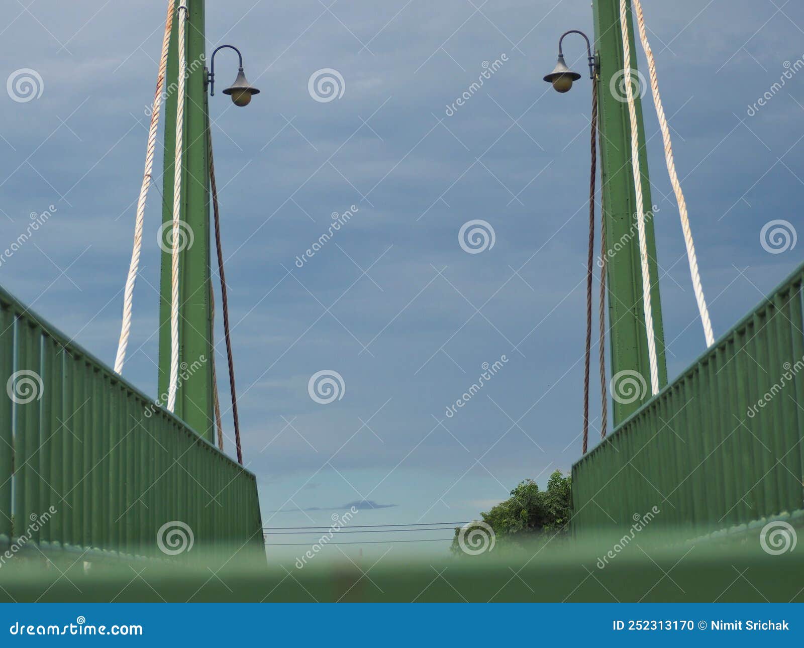 Bridge and Blue, White-gray, and Sky, Clouds, Turquoise, White-gray ...