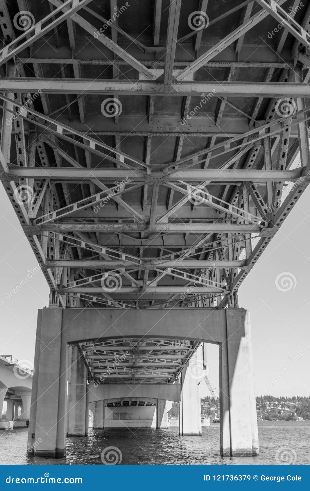 Bridge Bottom Abstract 4 stock image. Image of bridge - 121736379