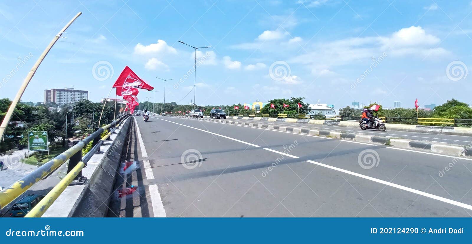 At the Bridge Its Call Flyover Pasar Rebo Editorial Image - Image of ...