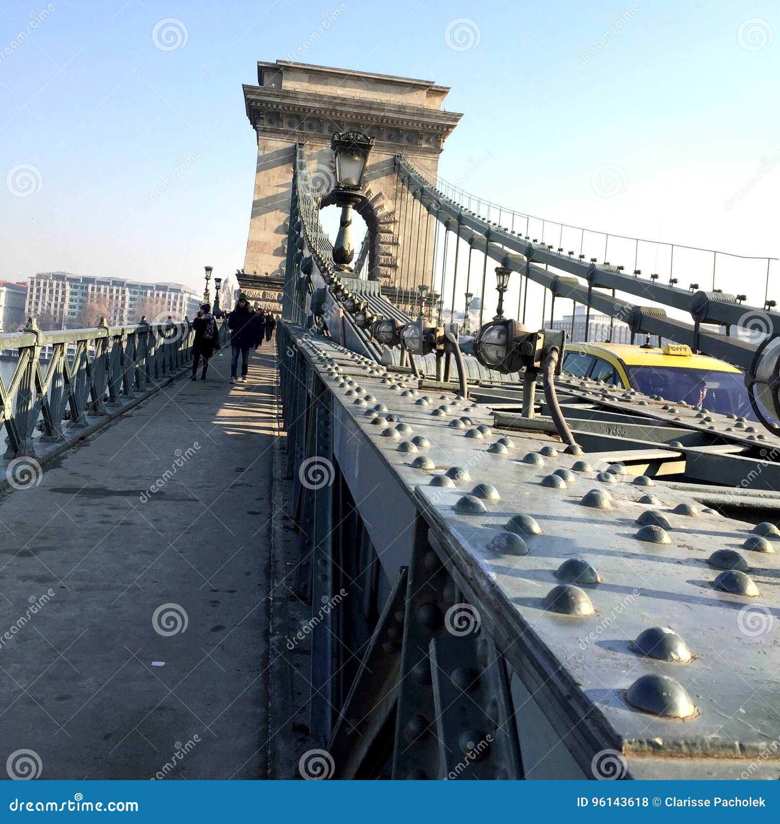 Bridge in Budapest editorial stock photo. Image of showing - 96143618