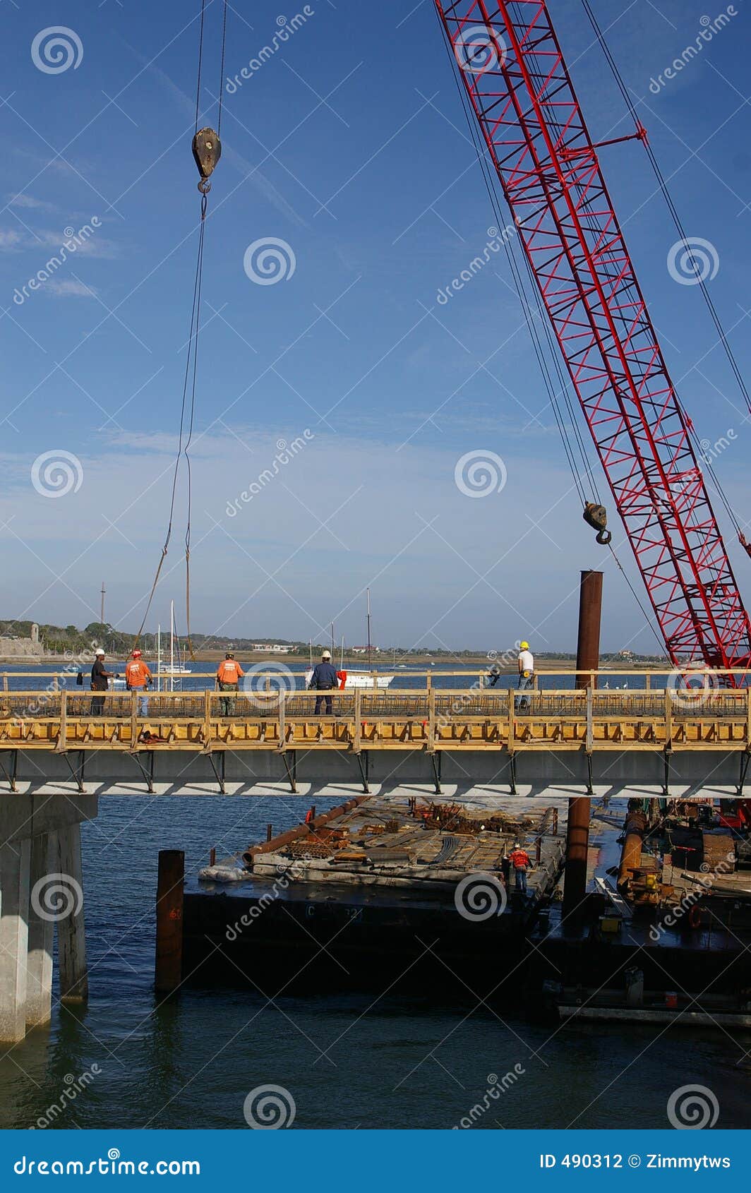 Bridge builders stock photo. Image of cement, macho, risky - 490312