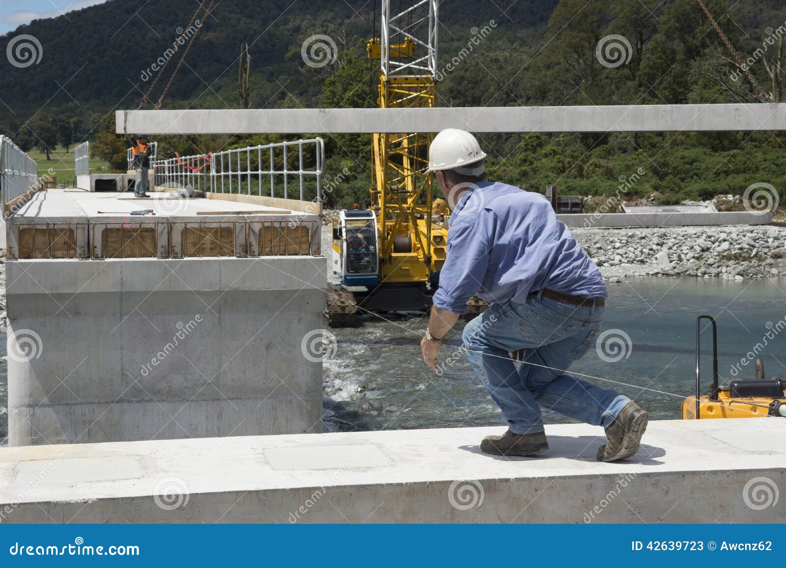 Bridge builders stock image. Image of driving, construction - 42639723