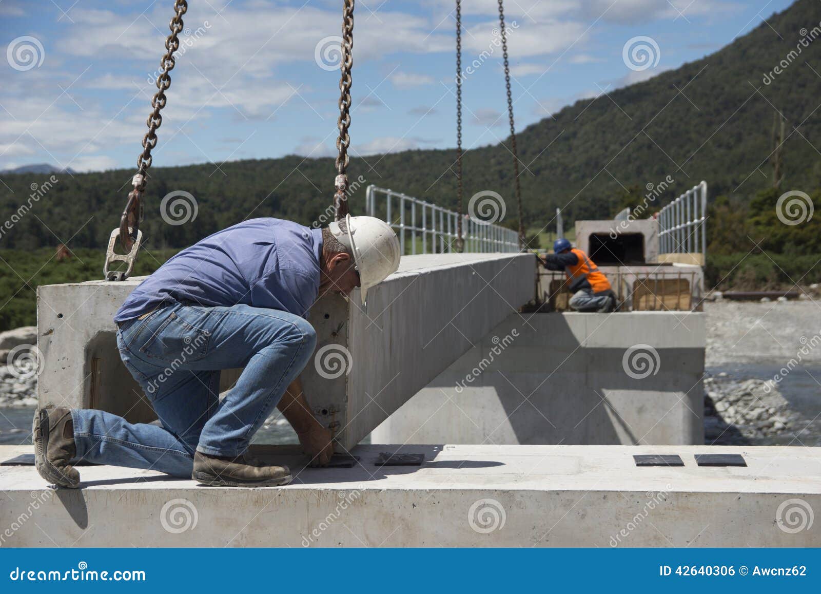 Bridge builders stock photo. Image of pouring, drive - 42640306