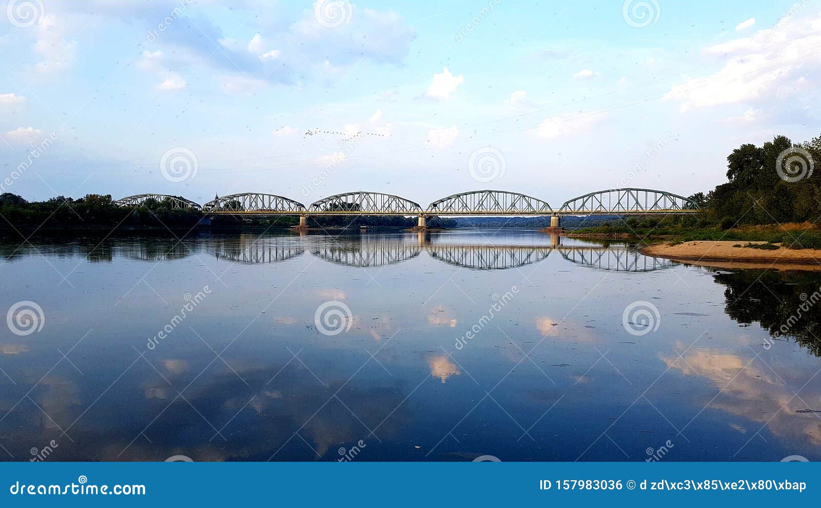 Bridge in Bydgoszcz Over the Brda River Stock Photo - Image of ...