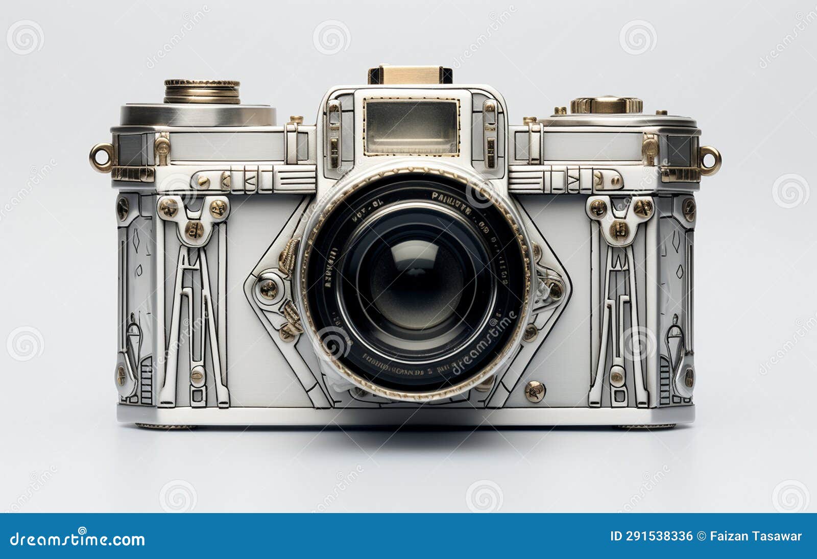 "Bridge Camera on a White Background GENERATIVE AI Stock Illustration ...