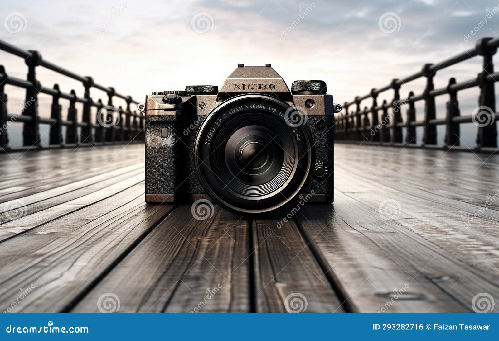 "Bridge Camera on a White Background -Generative Ai Stock Photo - Image ...