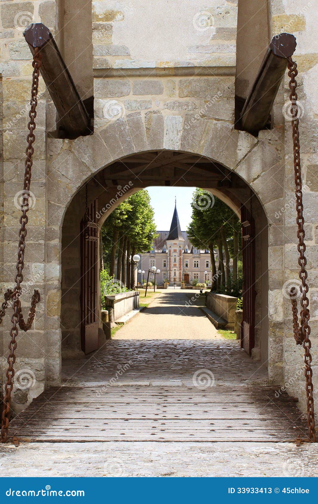 Bridge Castle stock image. Image of tower, nature, holidays - 33933413