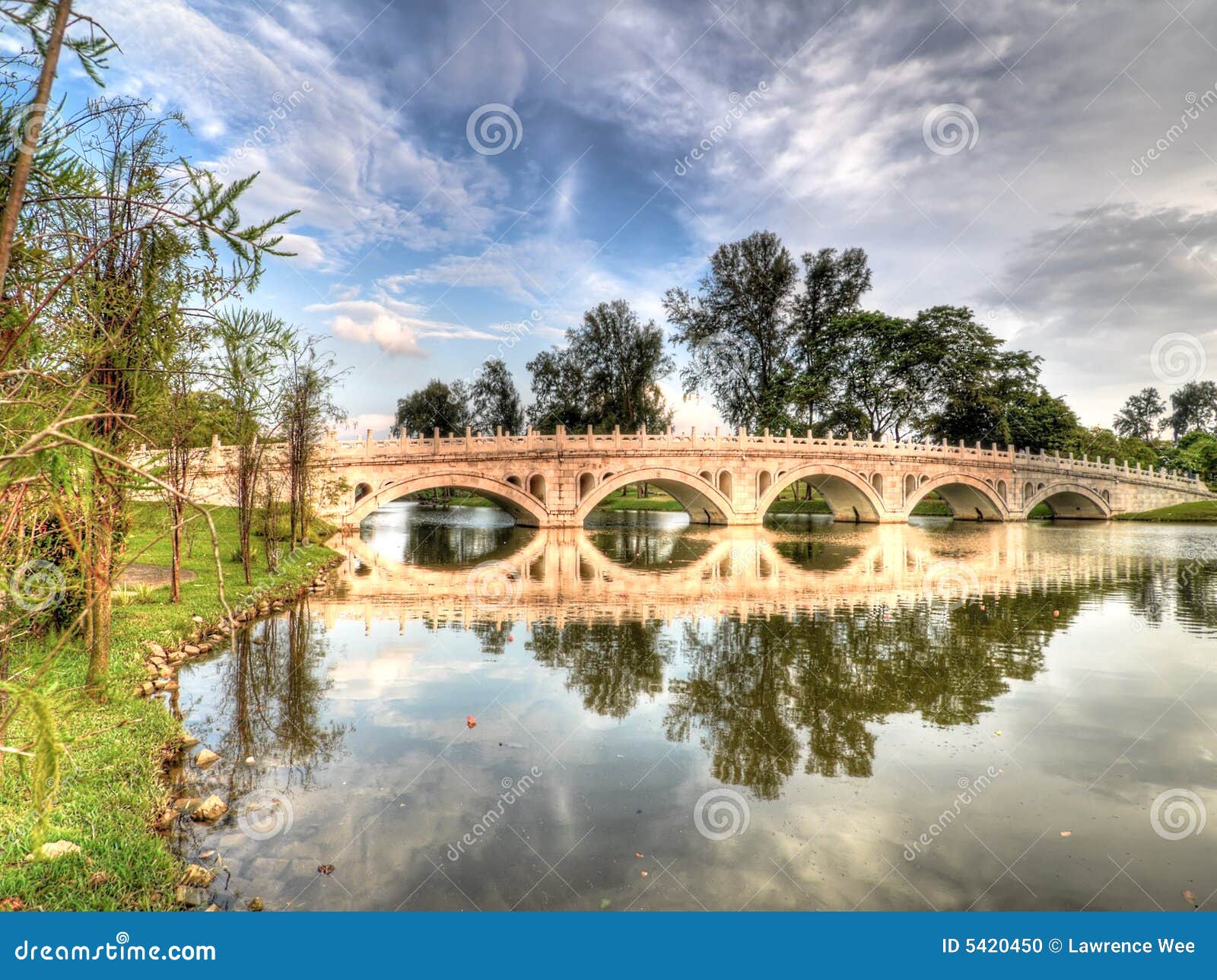 Bridge in Chinese Garden stock photo. Image of culture - 5420450