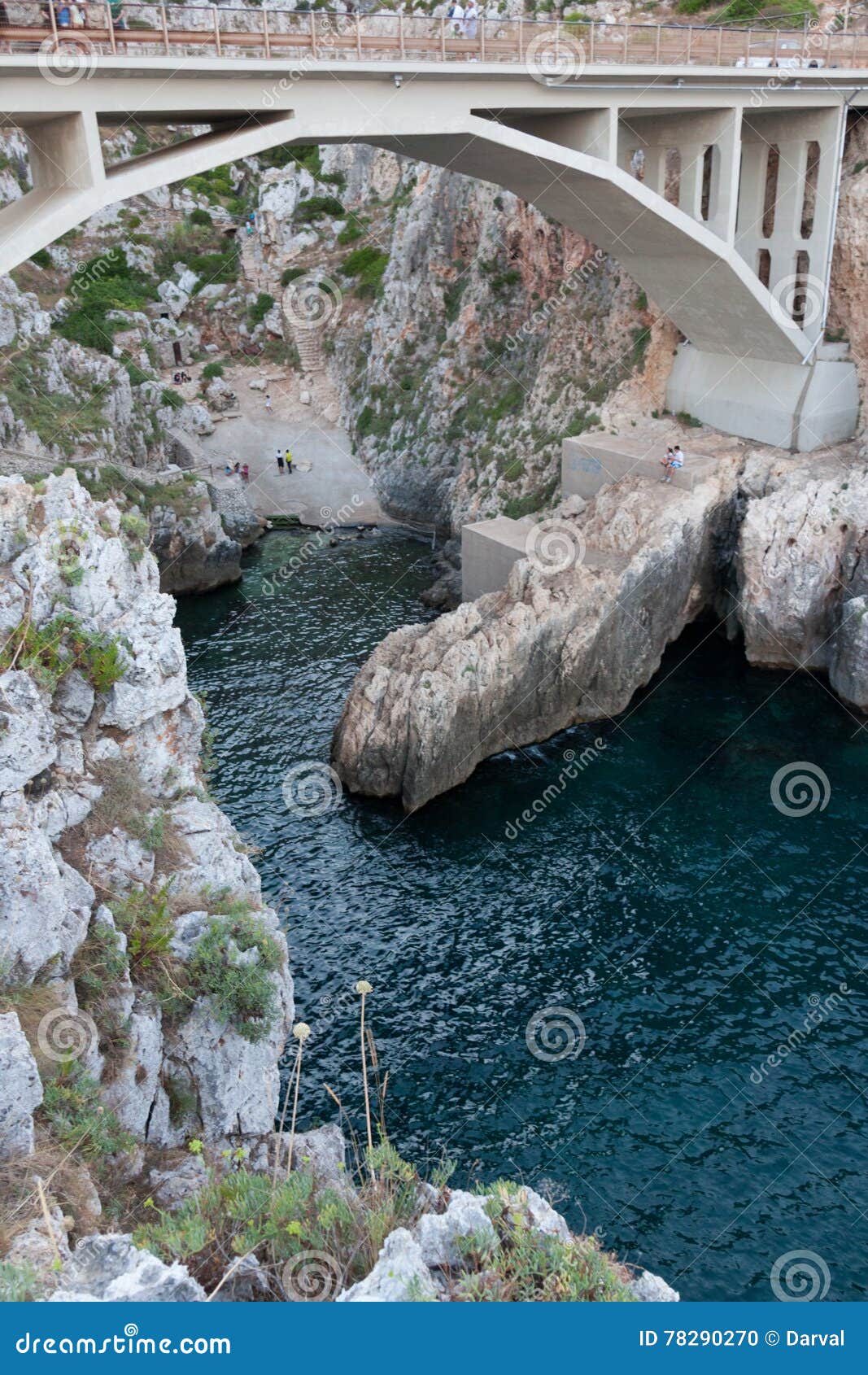 Bridge ciolo in Puglia stock photo. Image of risk, maria - 78290270