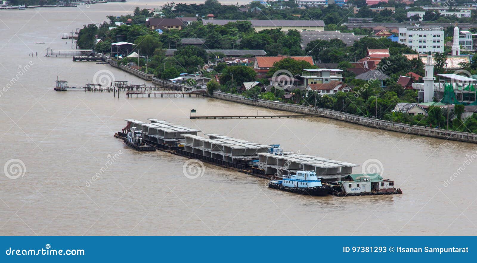 Bridge component loading stock image. Image of road, structure - 97381293