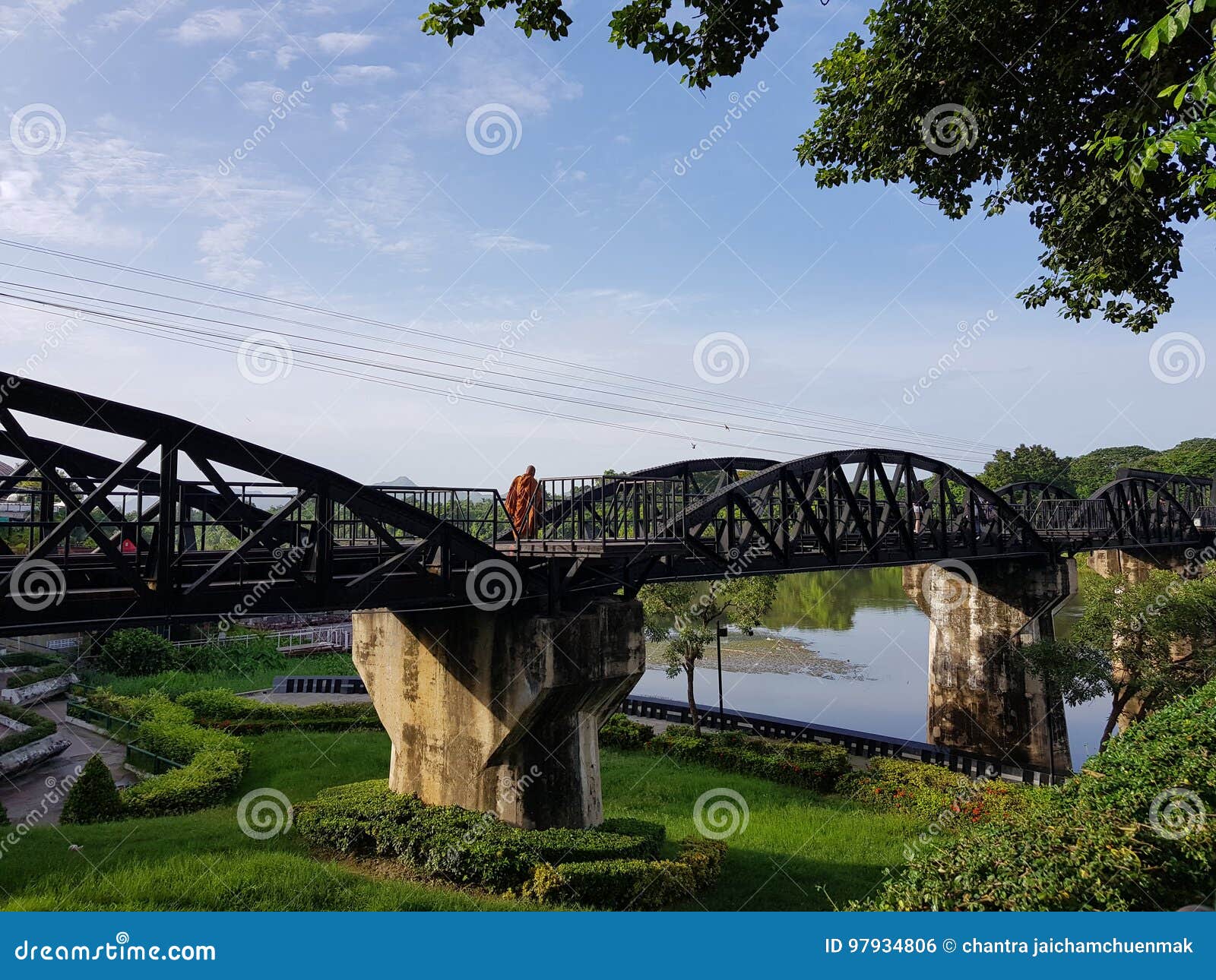 Bridge stock photo. Image of bridge, people, connect - 97934806