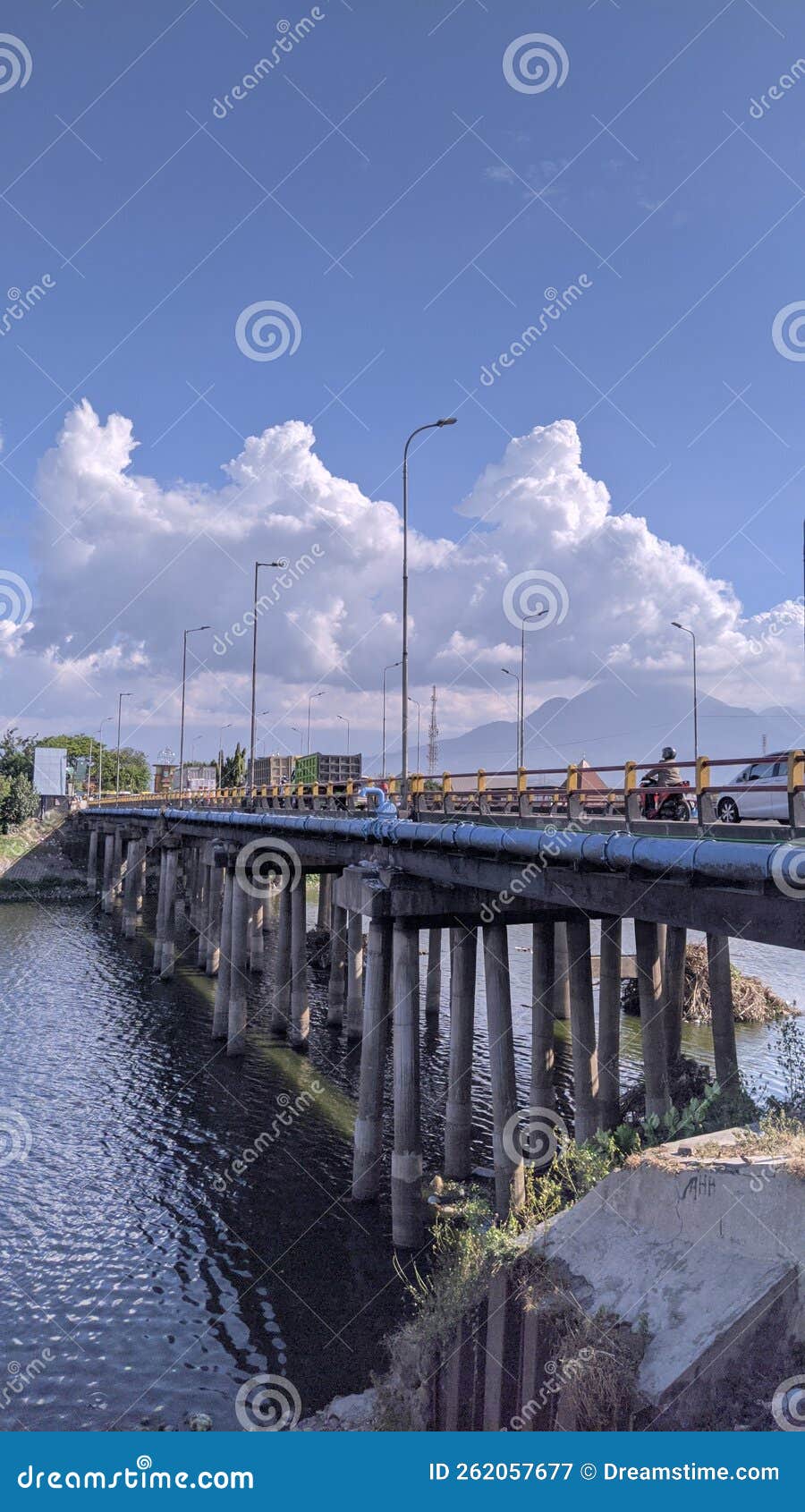 A Bridge Connecting Two Cities Stock Image - Image of clear, views ...