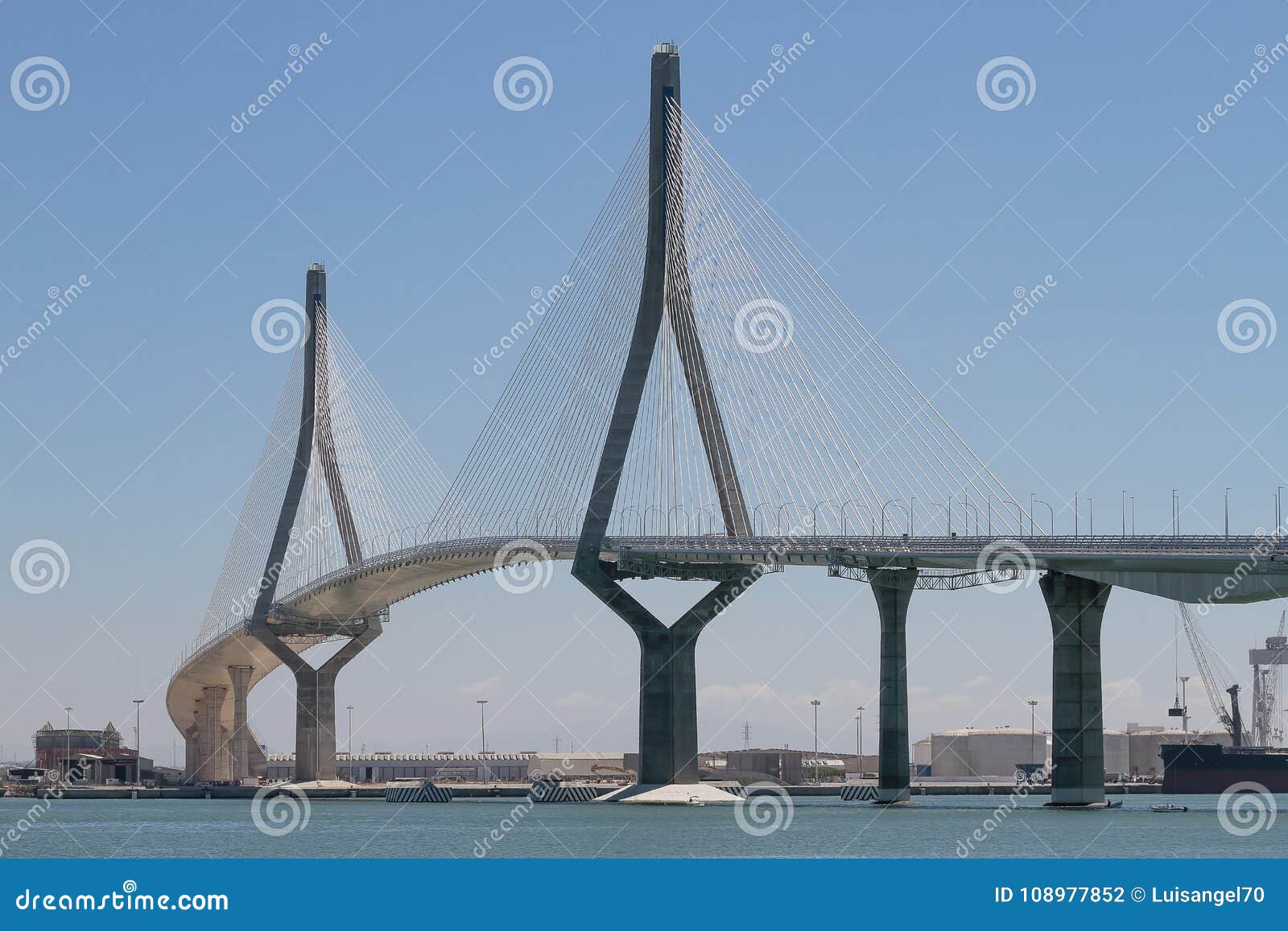 Bridge of the Constitution of 1812 in the City of Cadiz, Spain ...