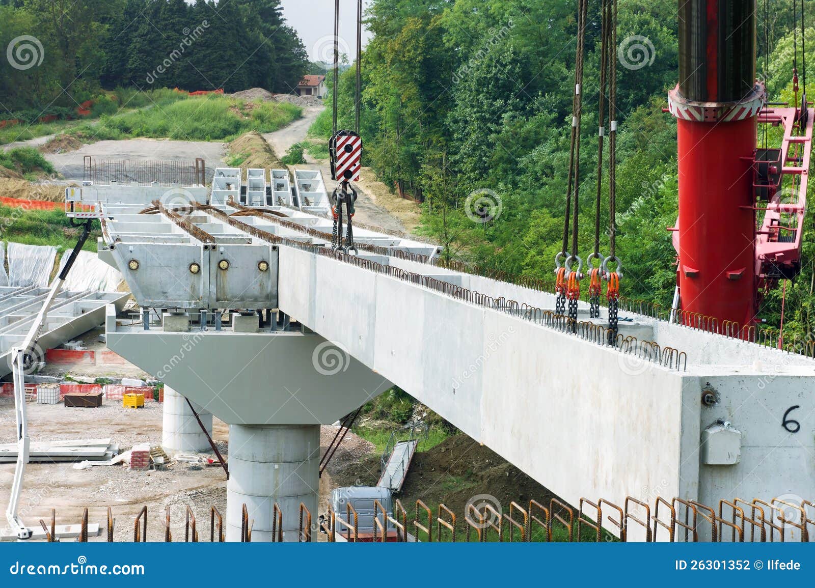 Bridge construction stock photo. Image of architectural - 26301352