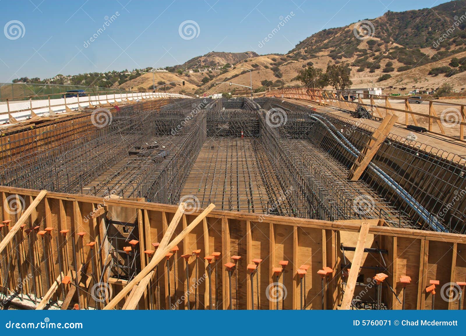 Bridge Construction stock image. Image of work, rods, roadwork - 5760071