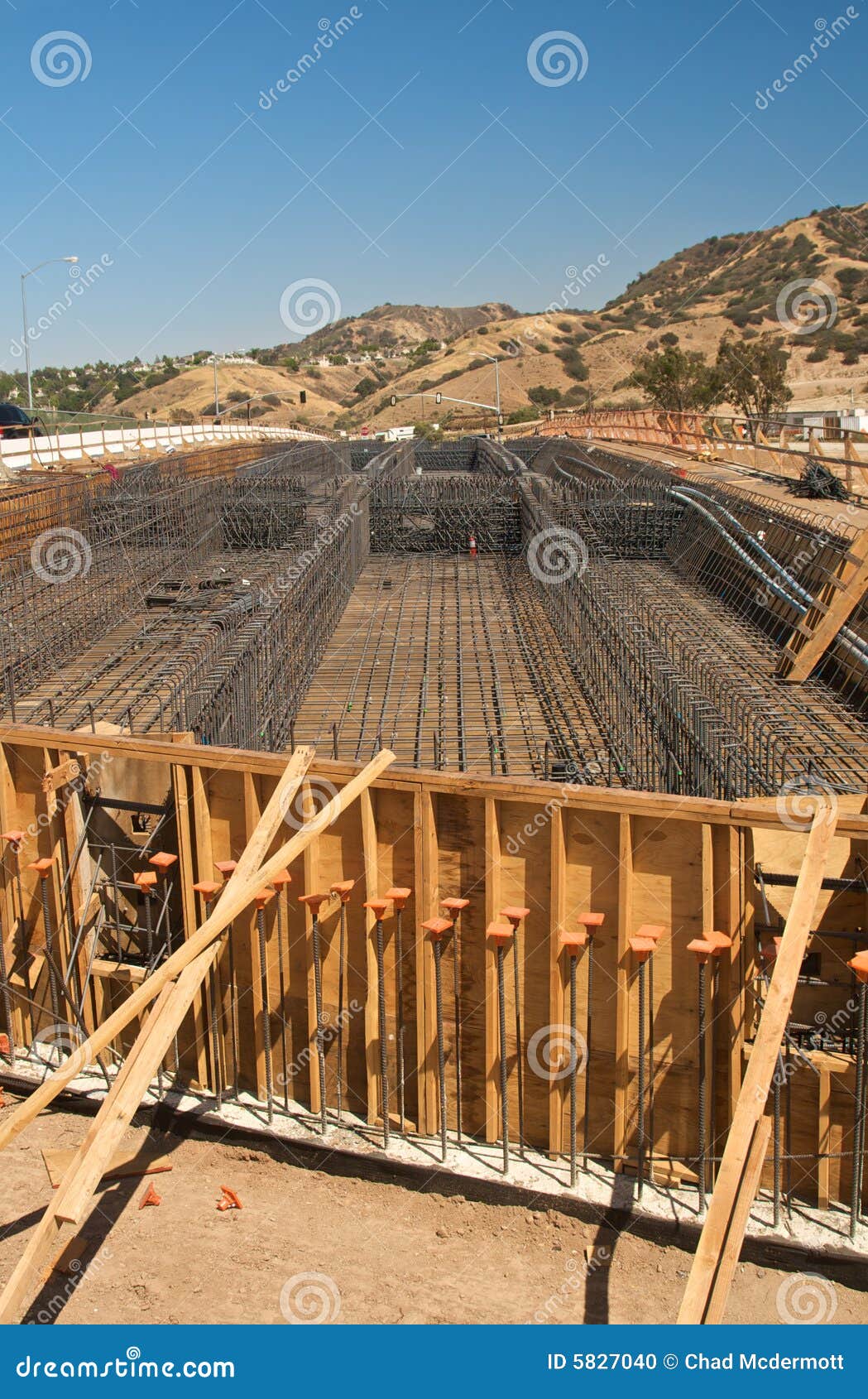 Bridge Construction stock photo. Image of framing, freeway - 5827040