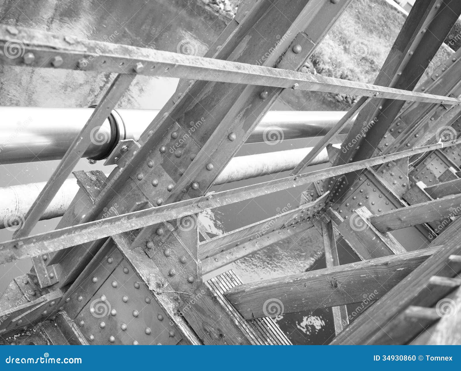 Bridge Construction Abstract Stock Photo - Image of copy, construction ...