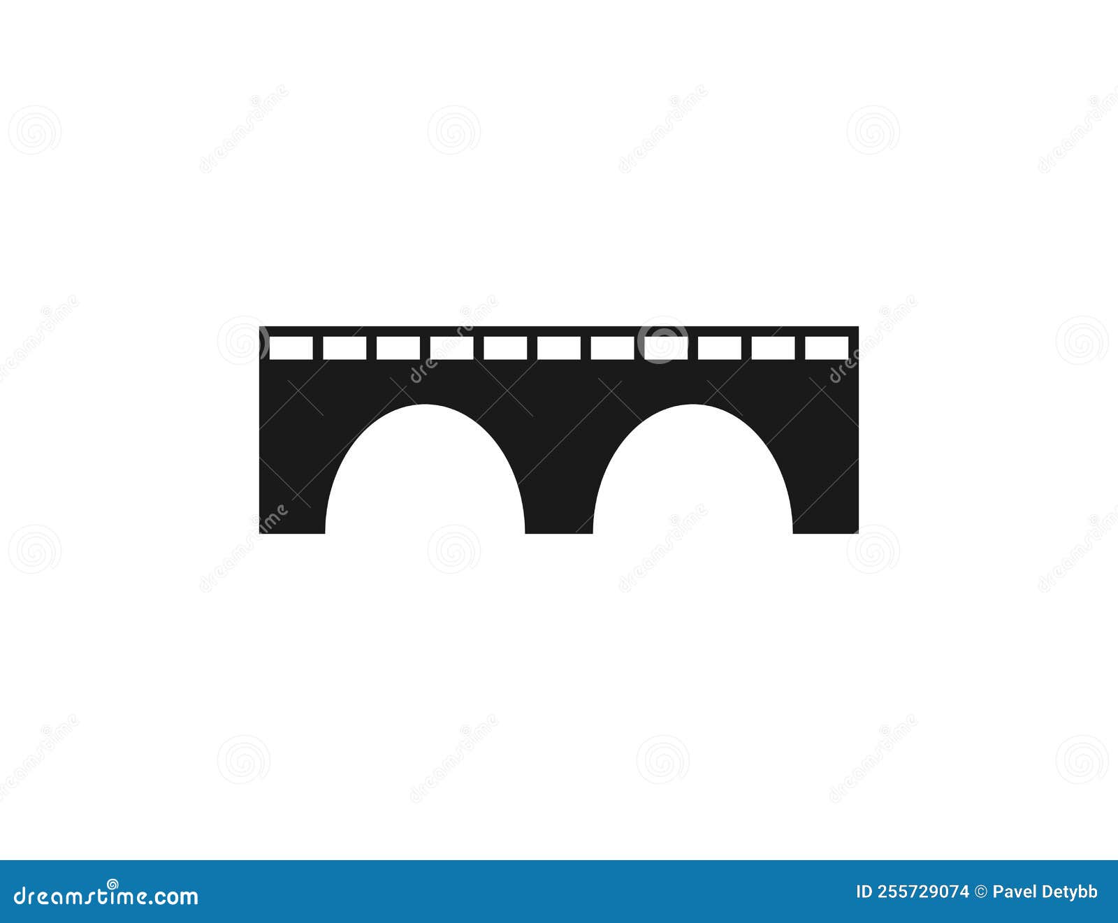 Bridge, Construction Icon. Vector Illustration. Stock Vector ...