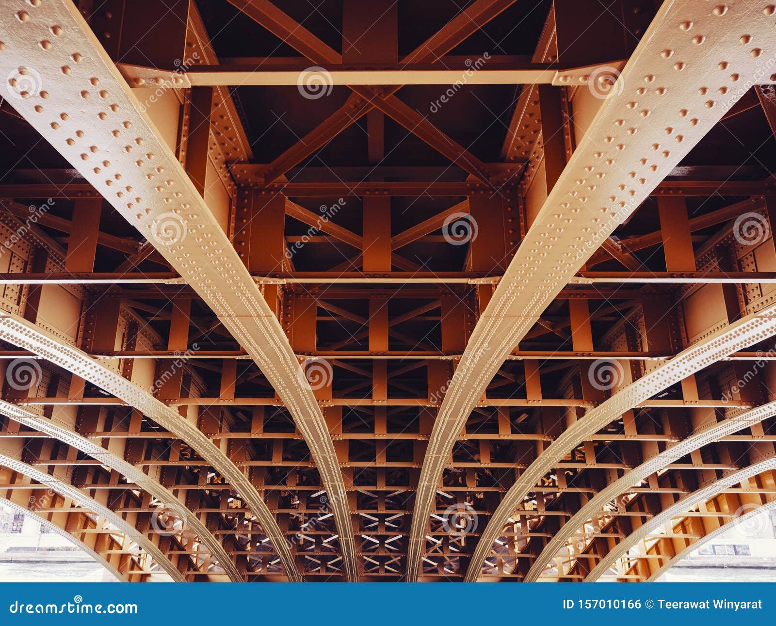 Bridge Construction Metal Structure Pattern Architecture Details Stock ...