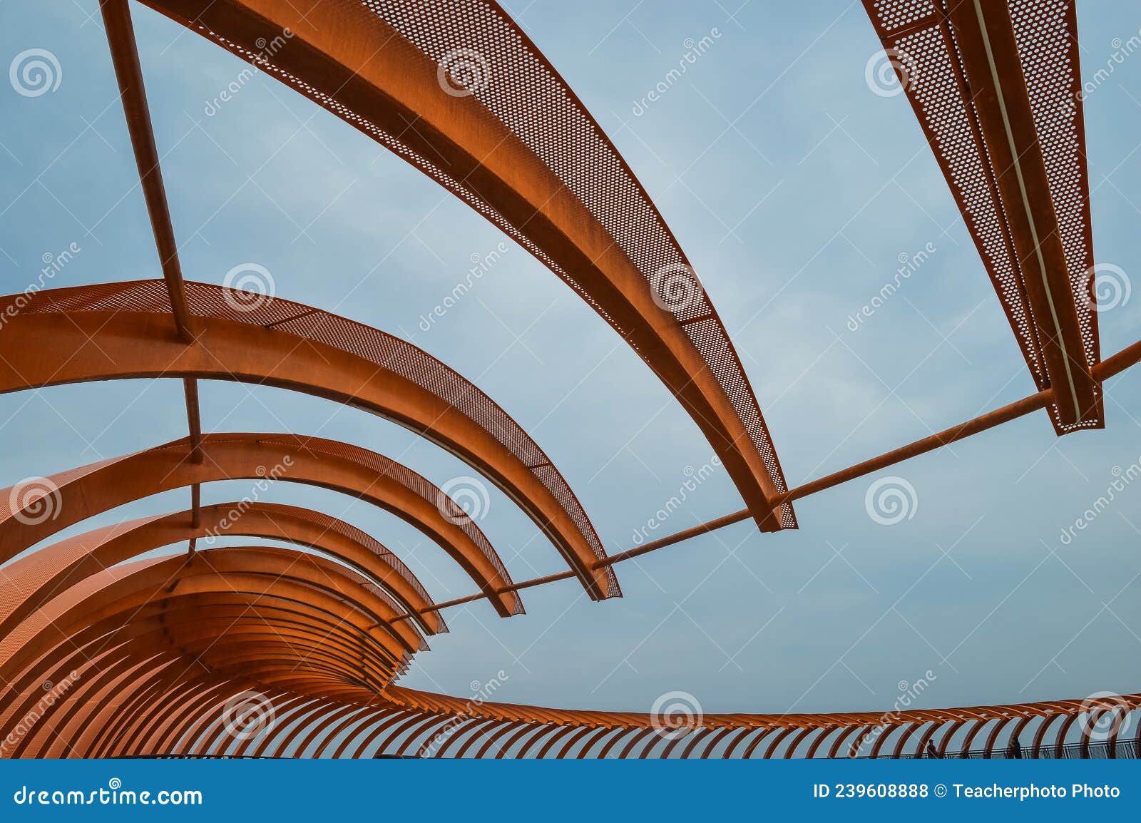 Bridge Construction Metal Sheet Structure Pattern Stock Photo - Image ...
