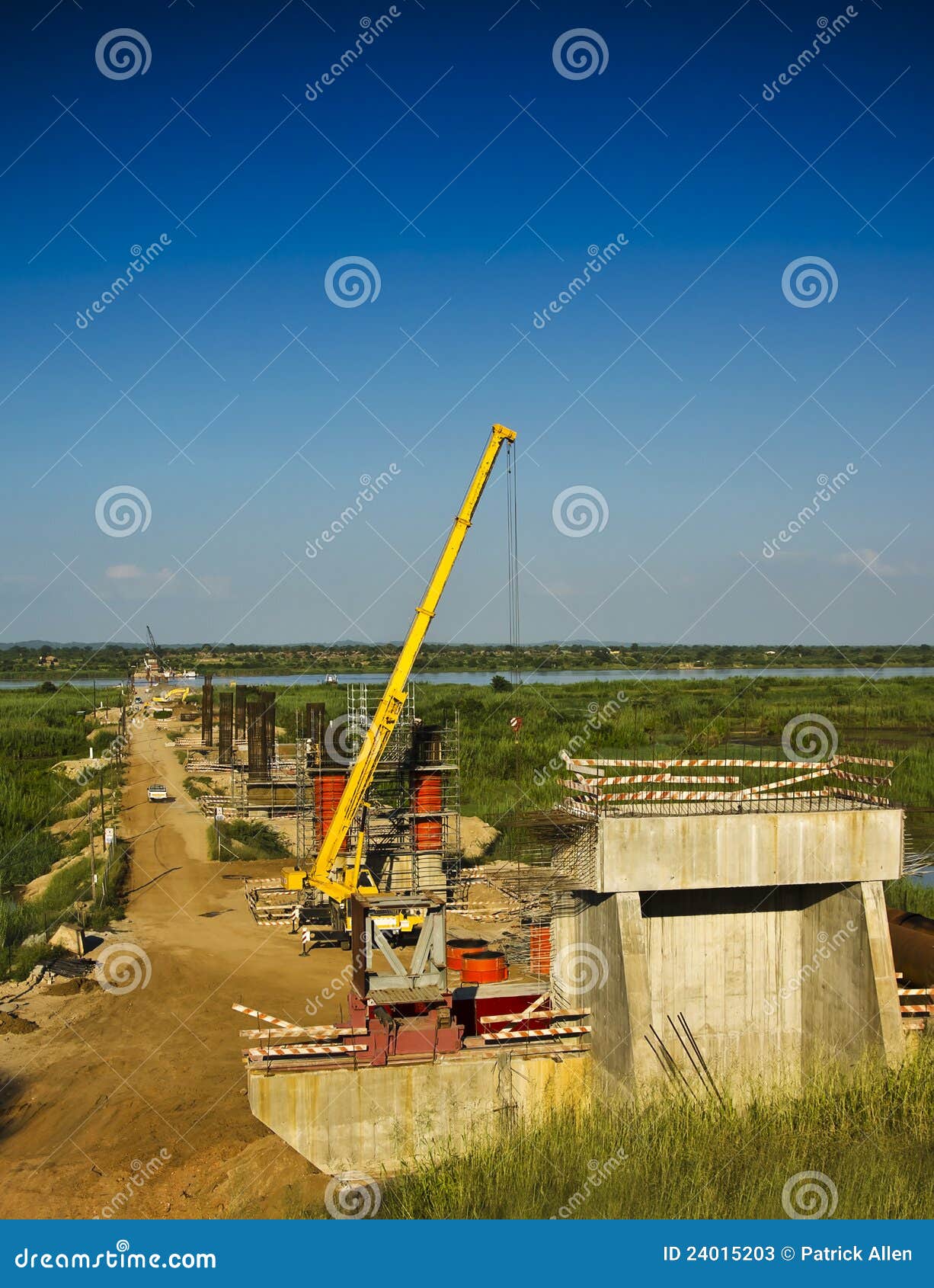 Bridge - Construction Site stock image. Image of construct - 24015203