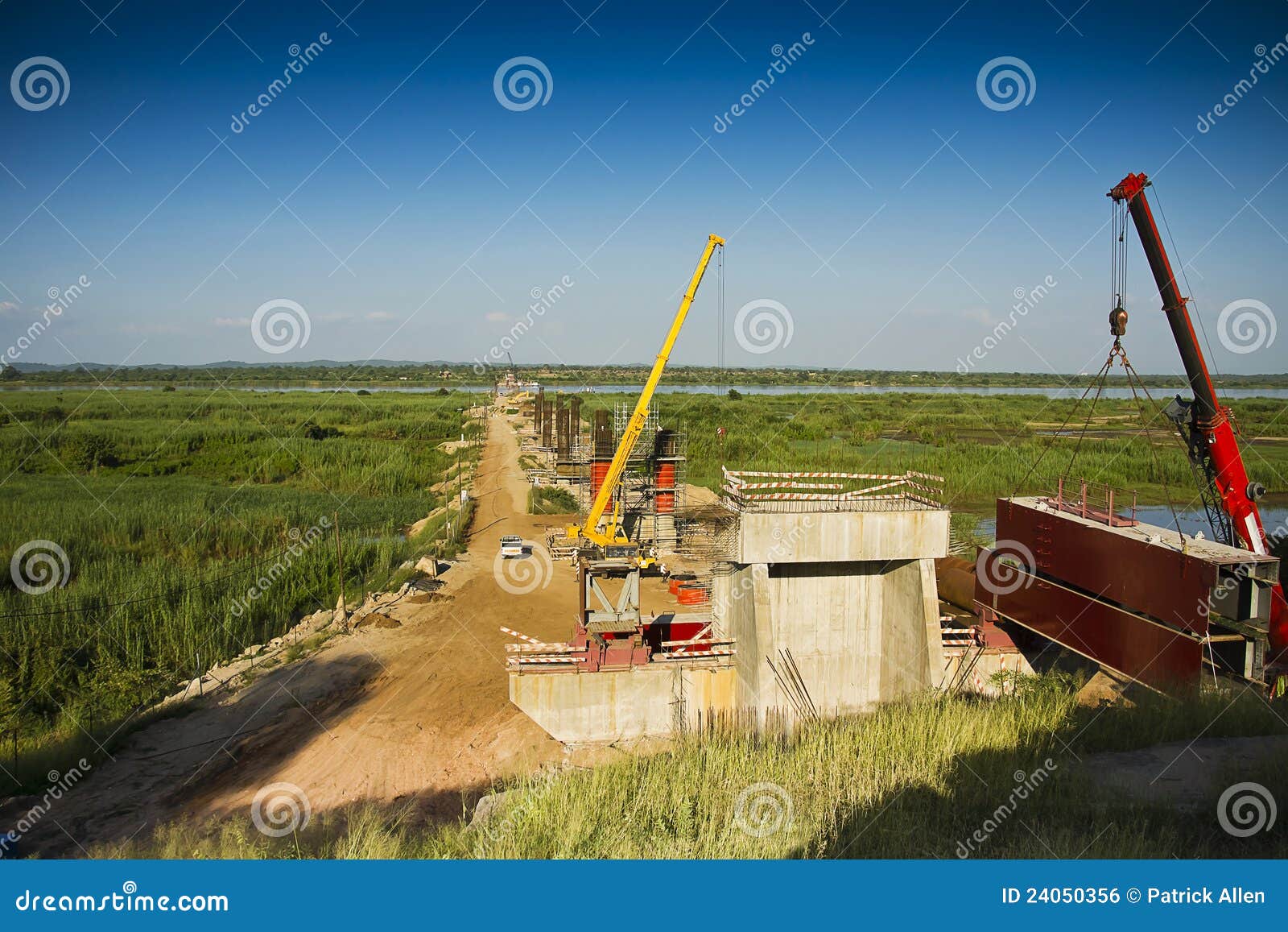 Bridge - Construction Site stock photo. Image of ratmandude - 24050356