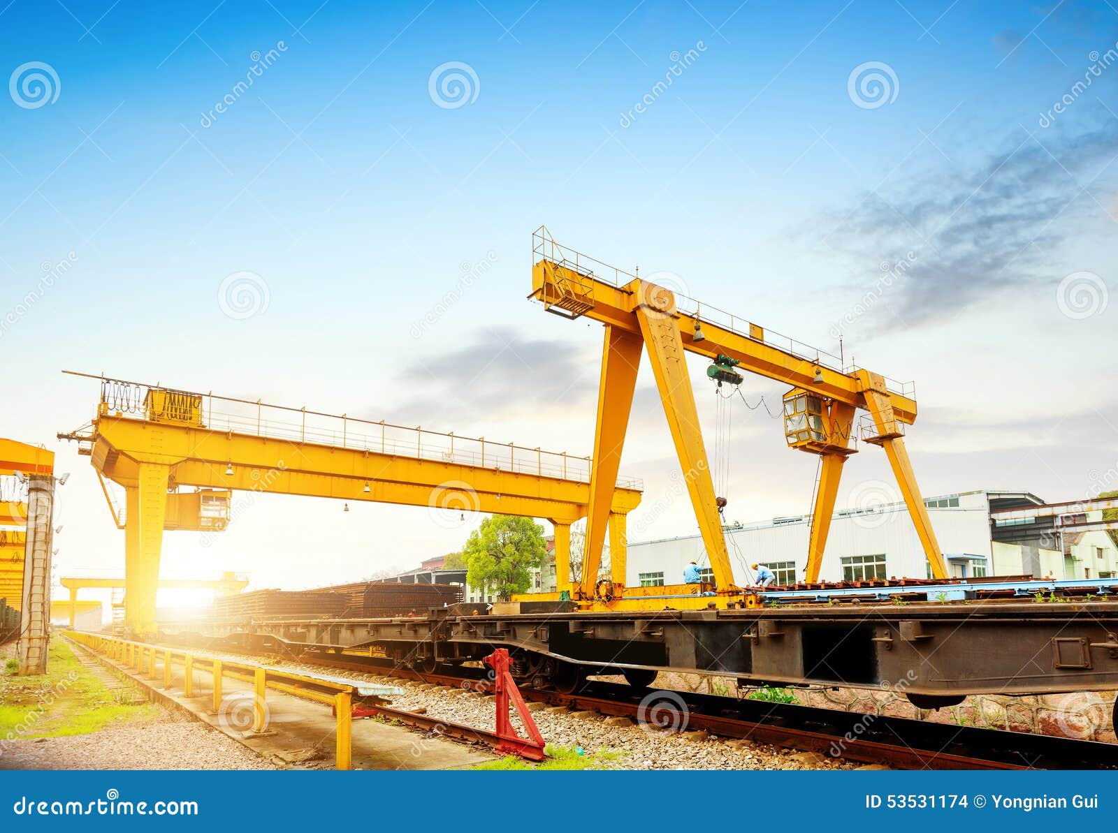 Bridge construction site stock photo. Image of bridge - 53531174