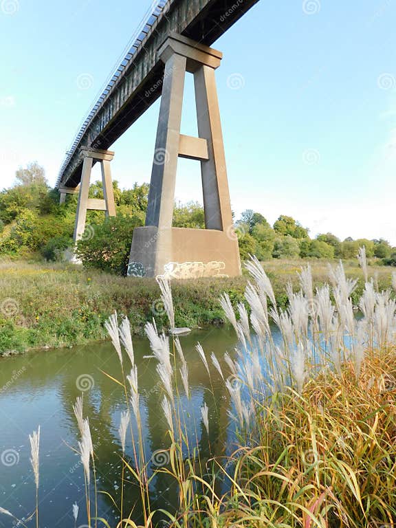 Bridge stock image. Image of bridge, country, river - 197098261