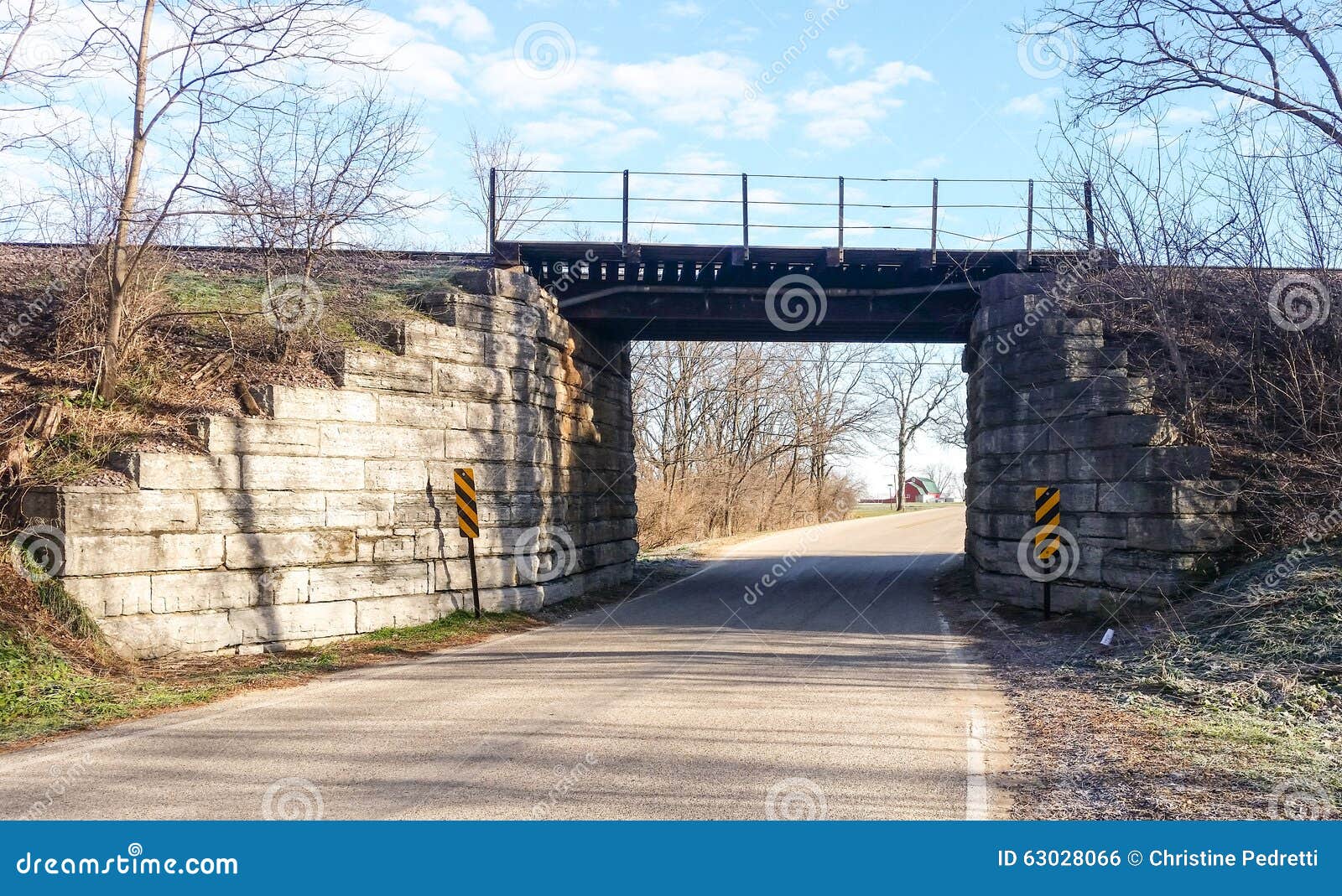 Bridge on a country road stock photo. Image of bridge - 63028066