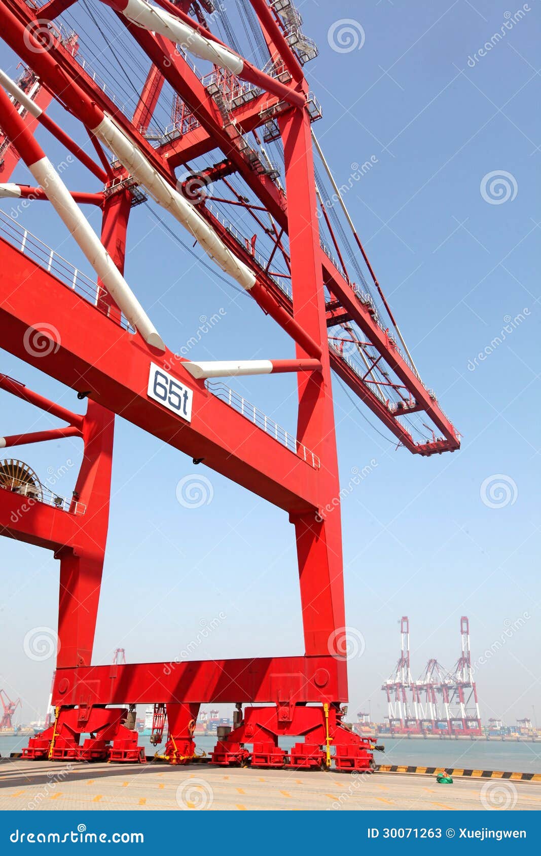 Bridge crane stock image. Image of industrial, seaport - 30071263