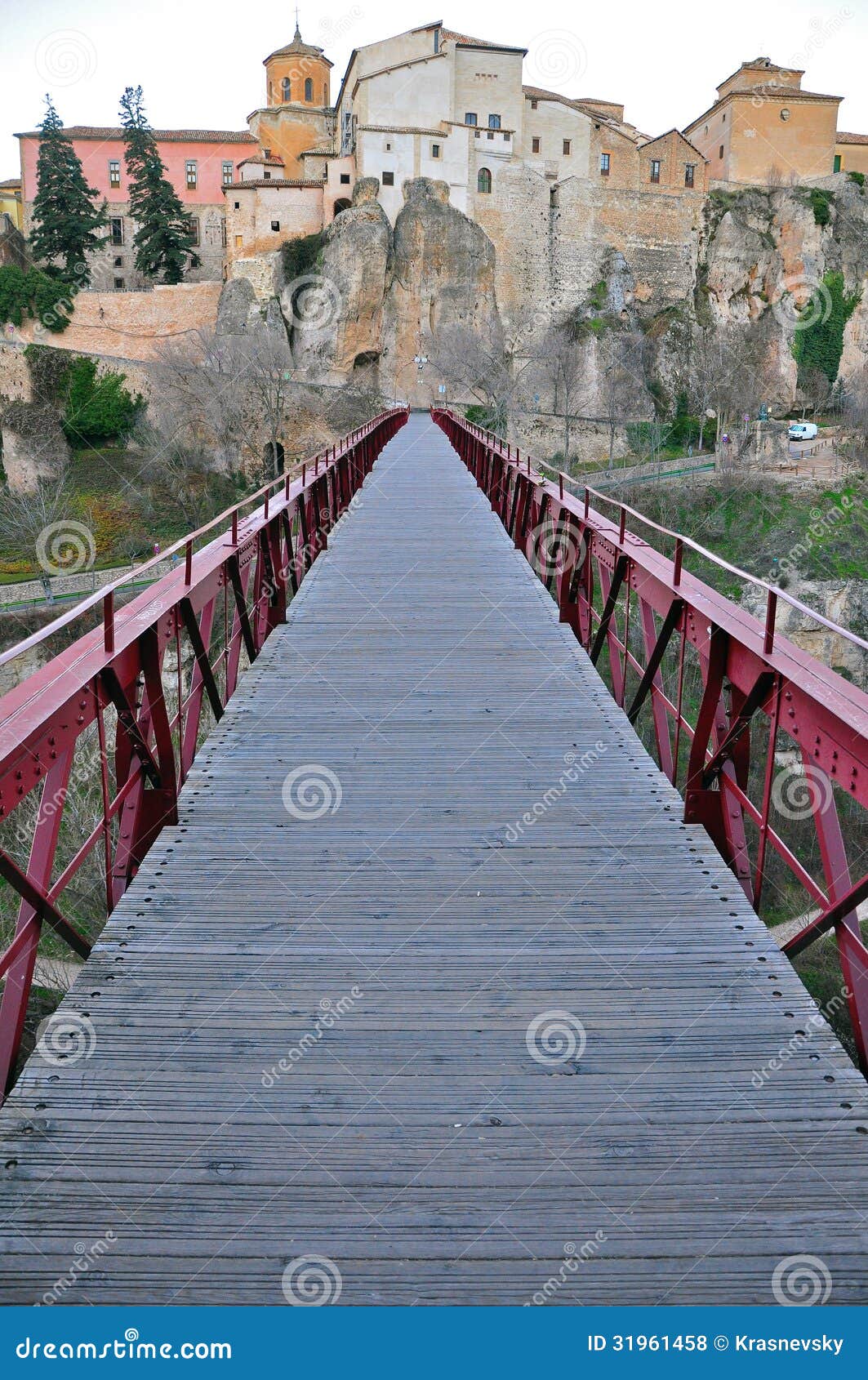 Bridge in Cuenca stock photo. Image of bridge, building - 31961458