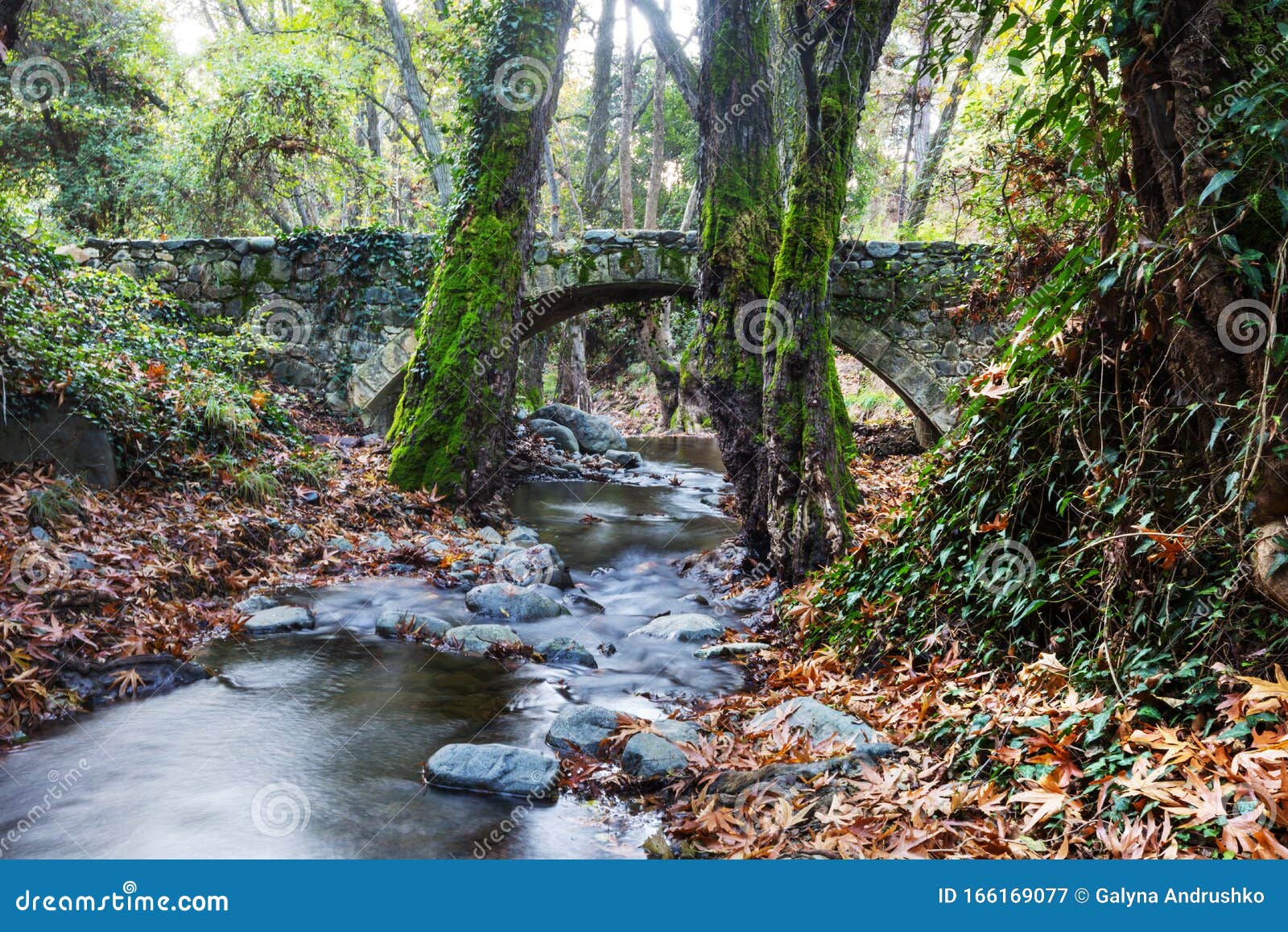 Bridge in Cyprus stock image. Image of medieval, outdoor - 166169077