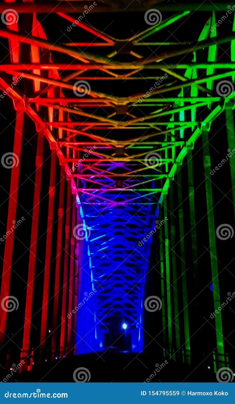 Bridge in the Dark stock image. Image of bintan, bridge - 154795559