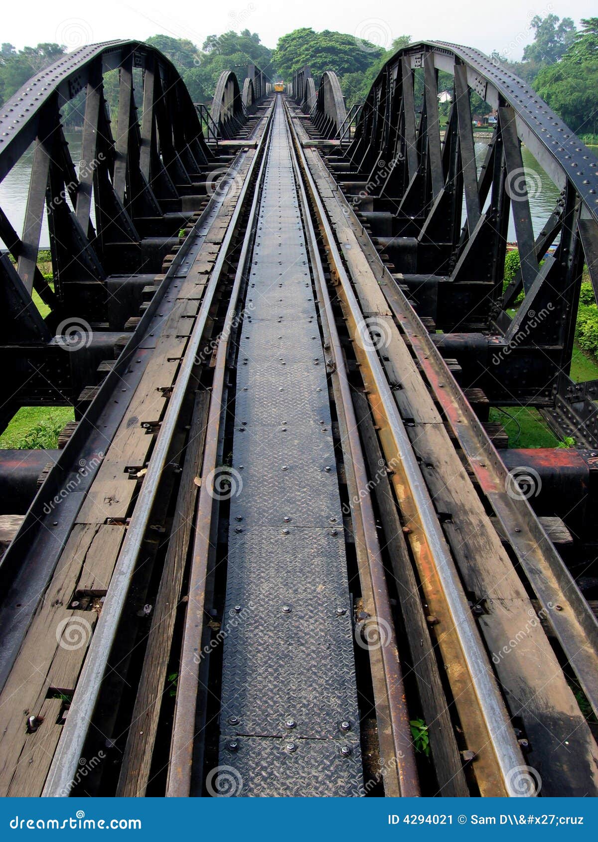 Bridge of Death stock image. Image of railway, jeath, thailand - 4294021
