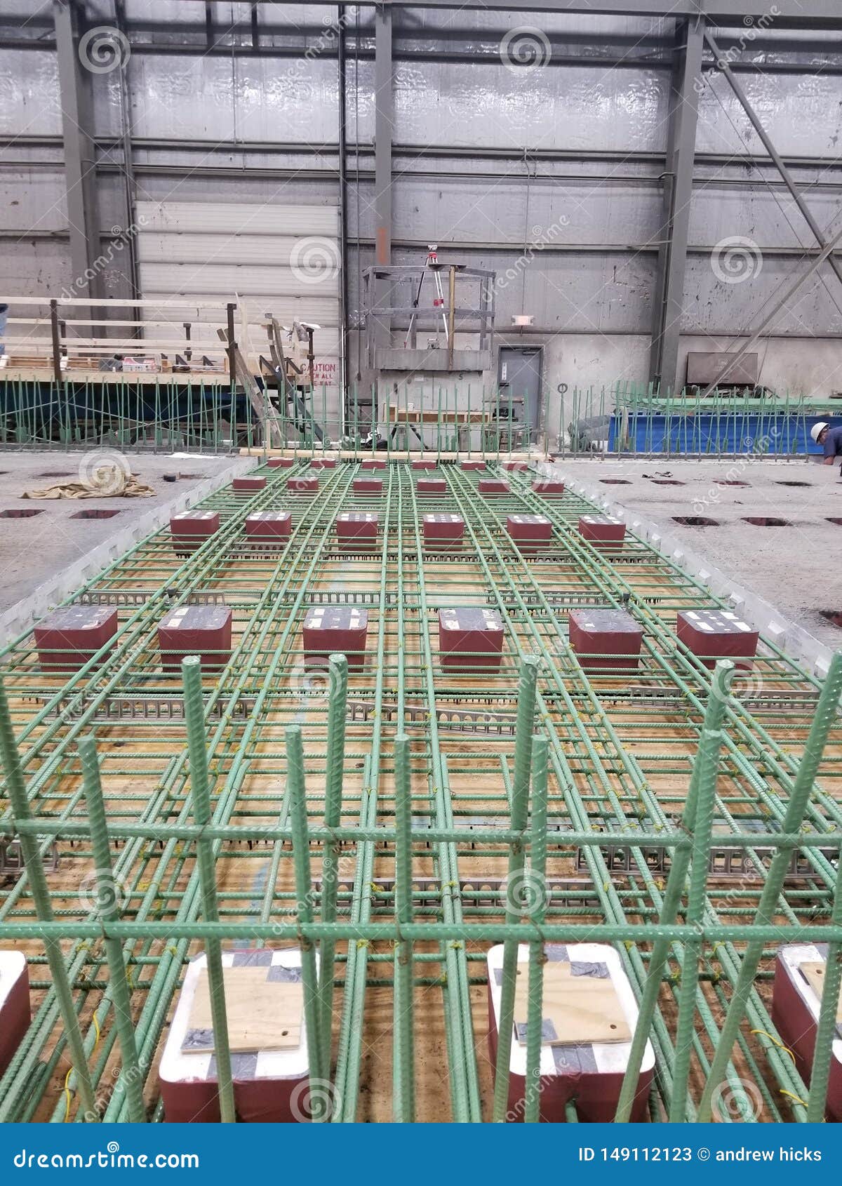 Bridge deck stock image. Image of construction, rebar - 149112123